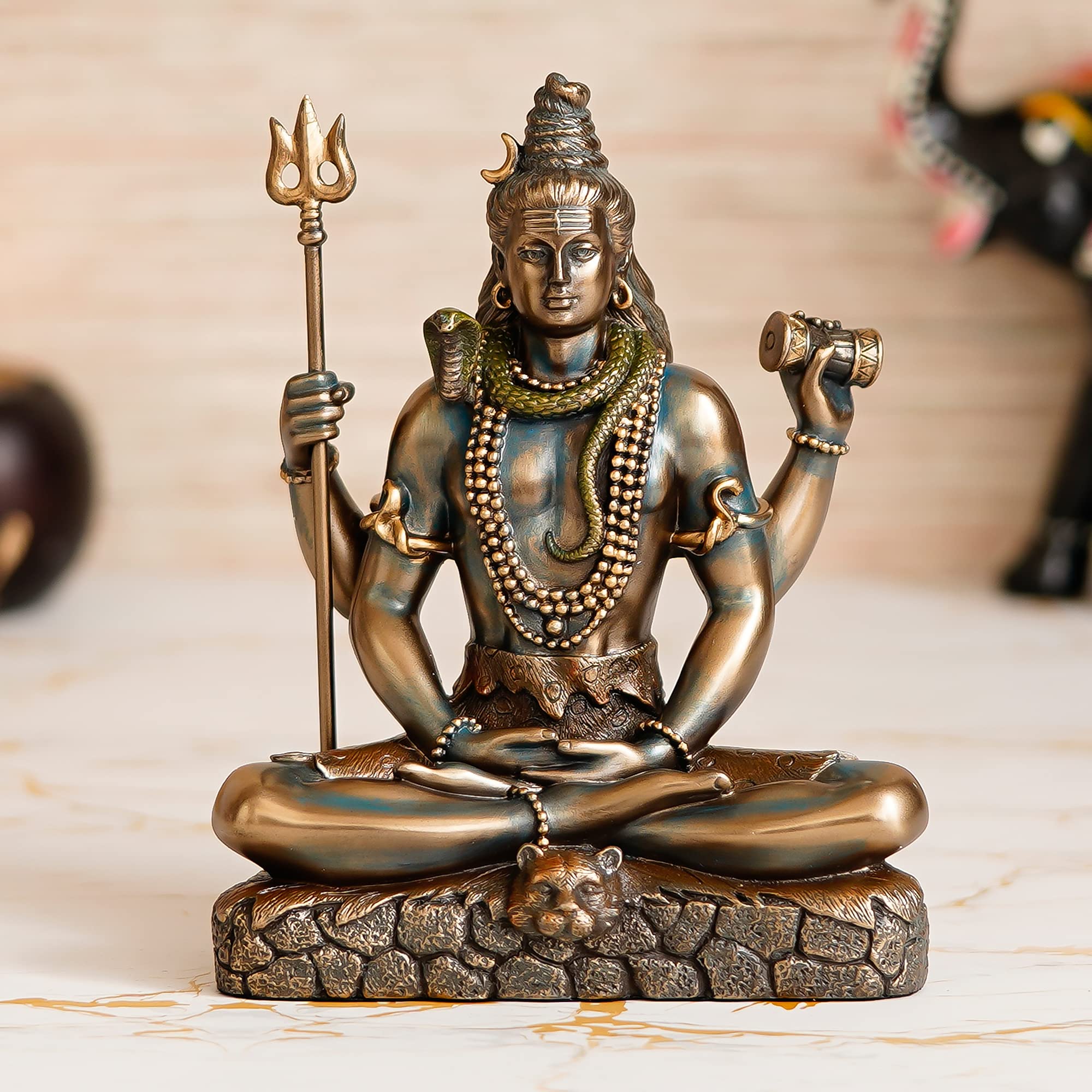 Buy Mukundra Art N Craft,,6" Lord Shiva Idol Statue | Lord Shiva in ...
