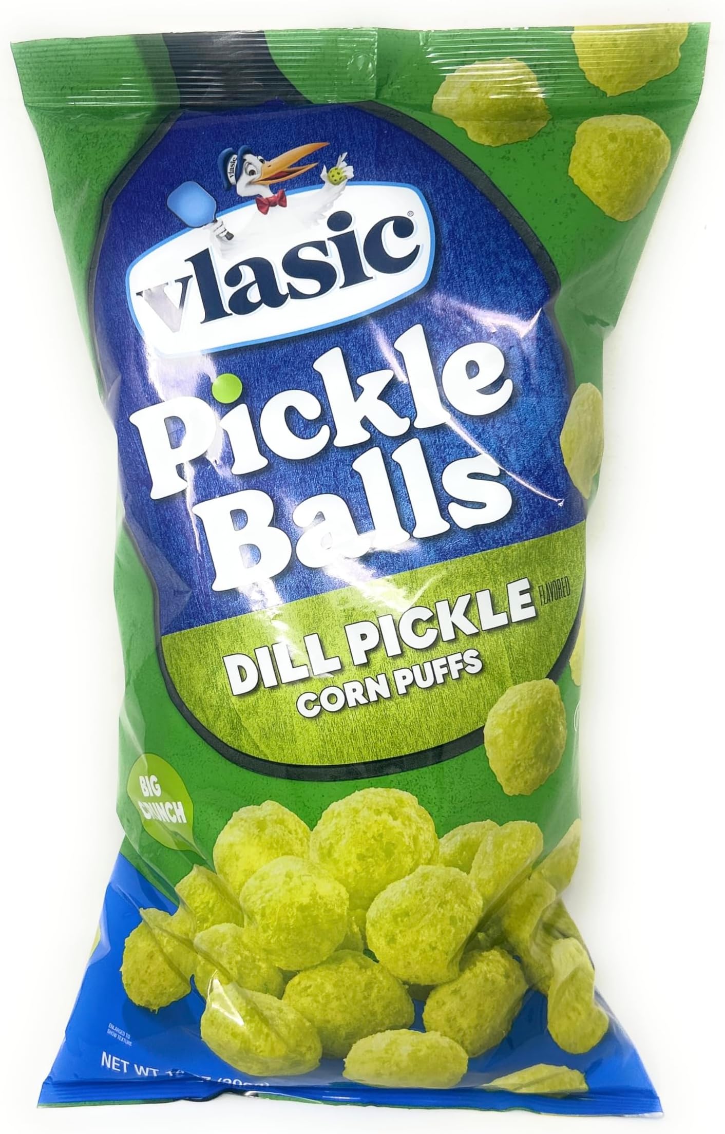 Amazon.com: Vlasic Pickle Balls Dill Pickle Flavored Corn Puffs Pickle ...
