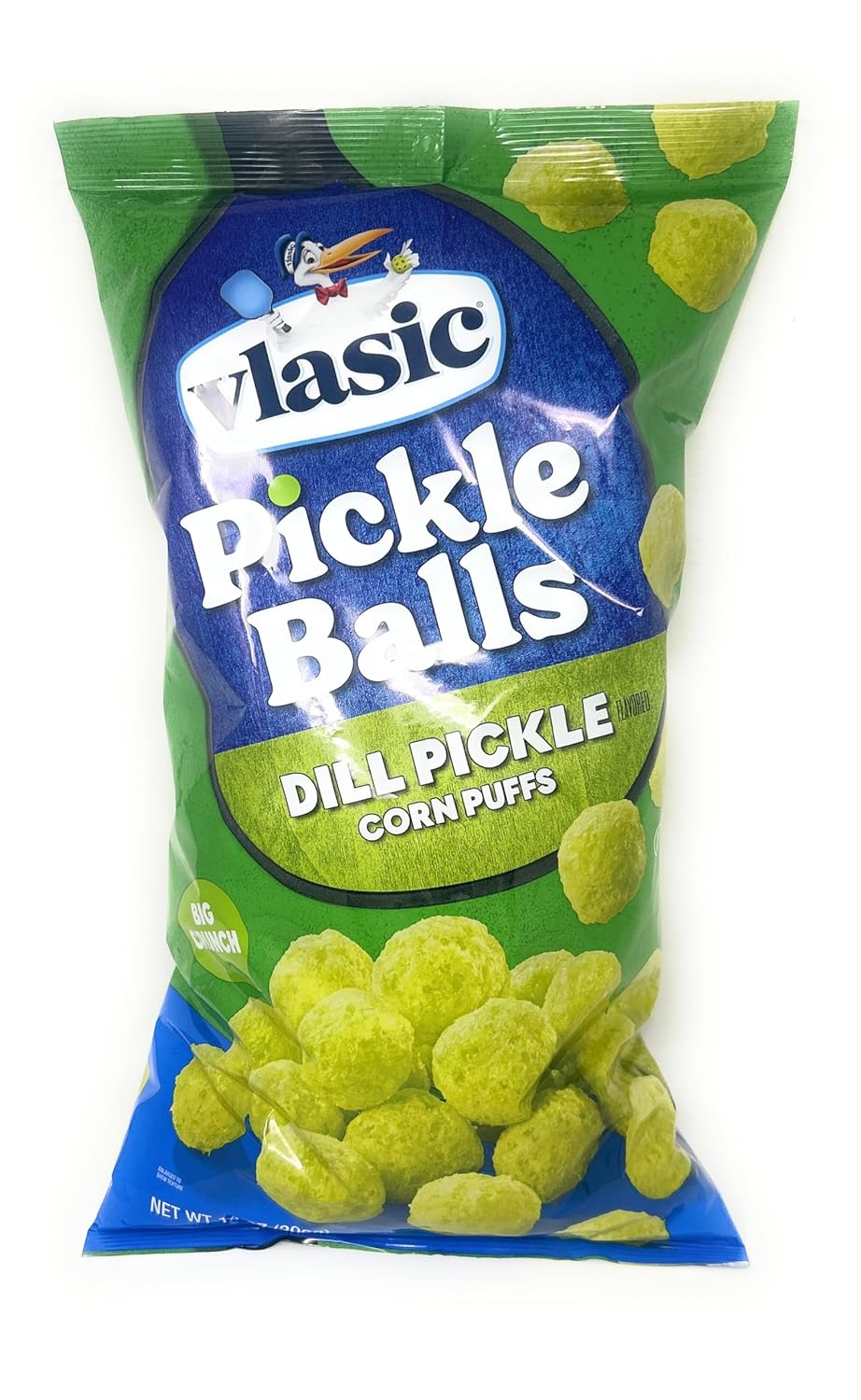 Amazon.com: Vlasic Pickle Balls Dill Pickle Flavored Corn Puffs Pickle ...