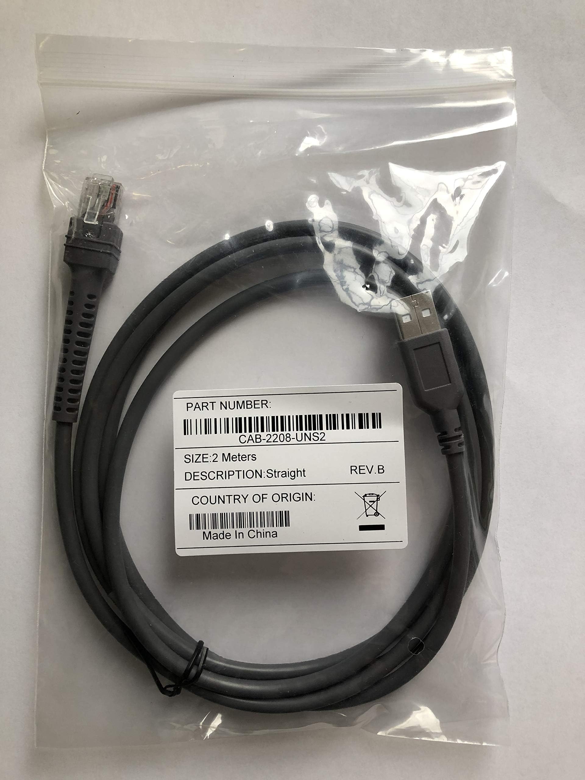 Amazon.com: Zebra CBA-U21-S07ZBR - Serial Cable (Black, 2.1 m, USB, EAS ...