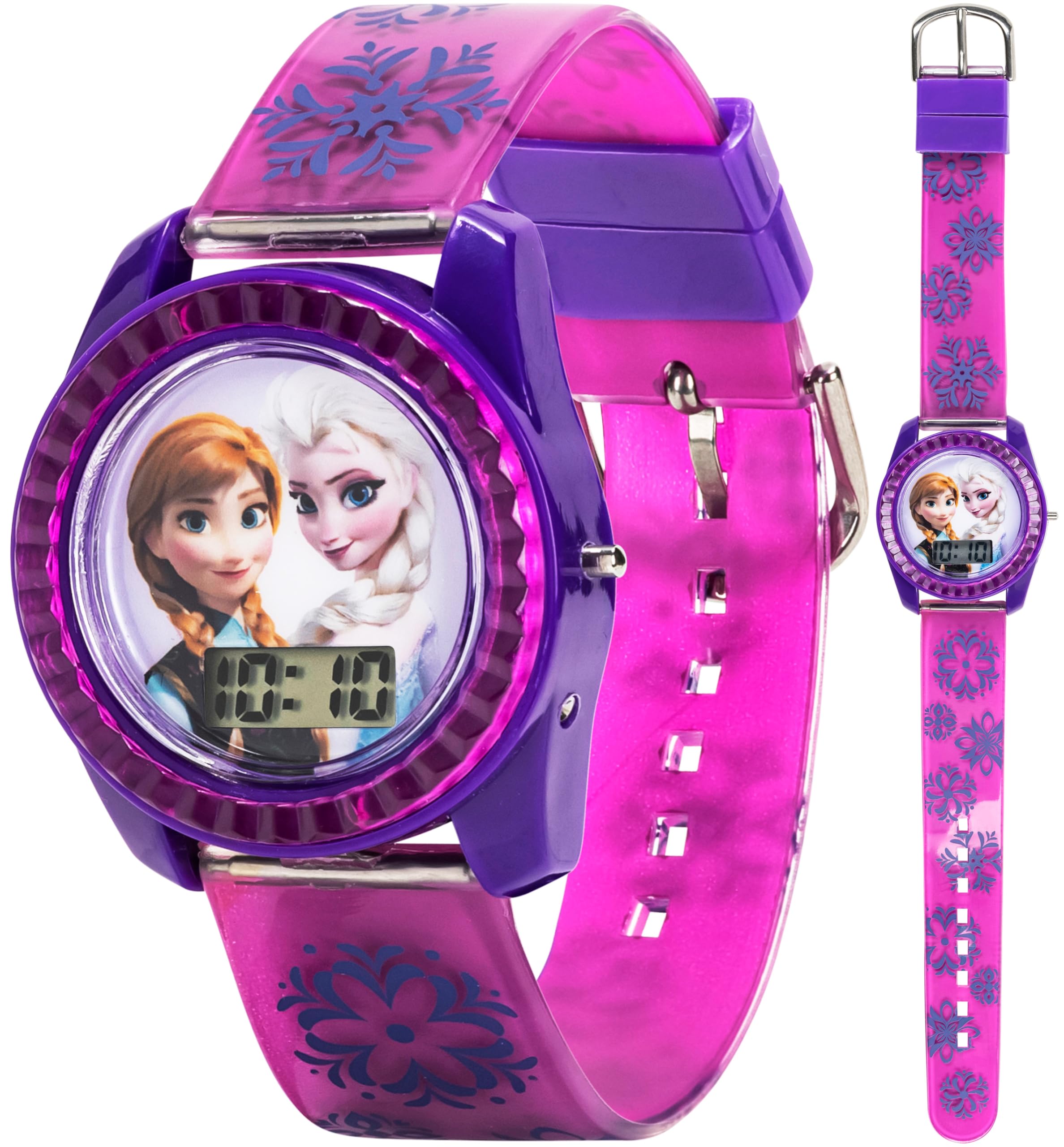Amazon.com: Accutime Disney's Frozen Kids' Digital Watch with Elsa and ...