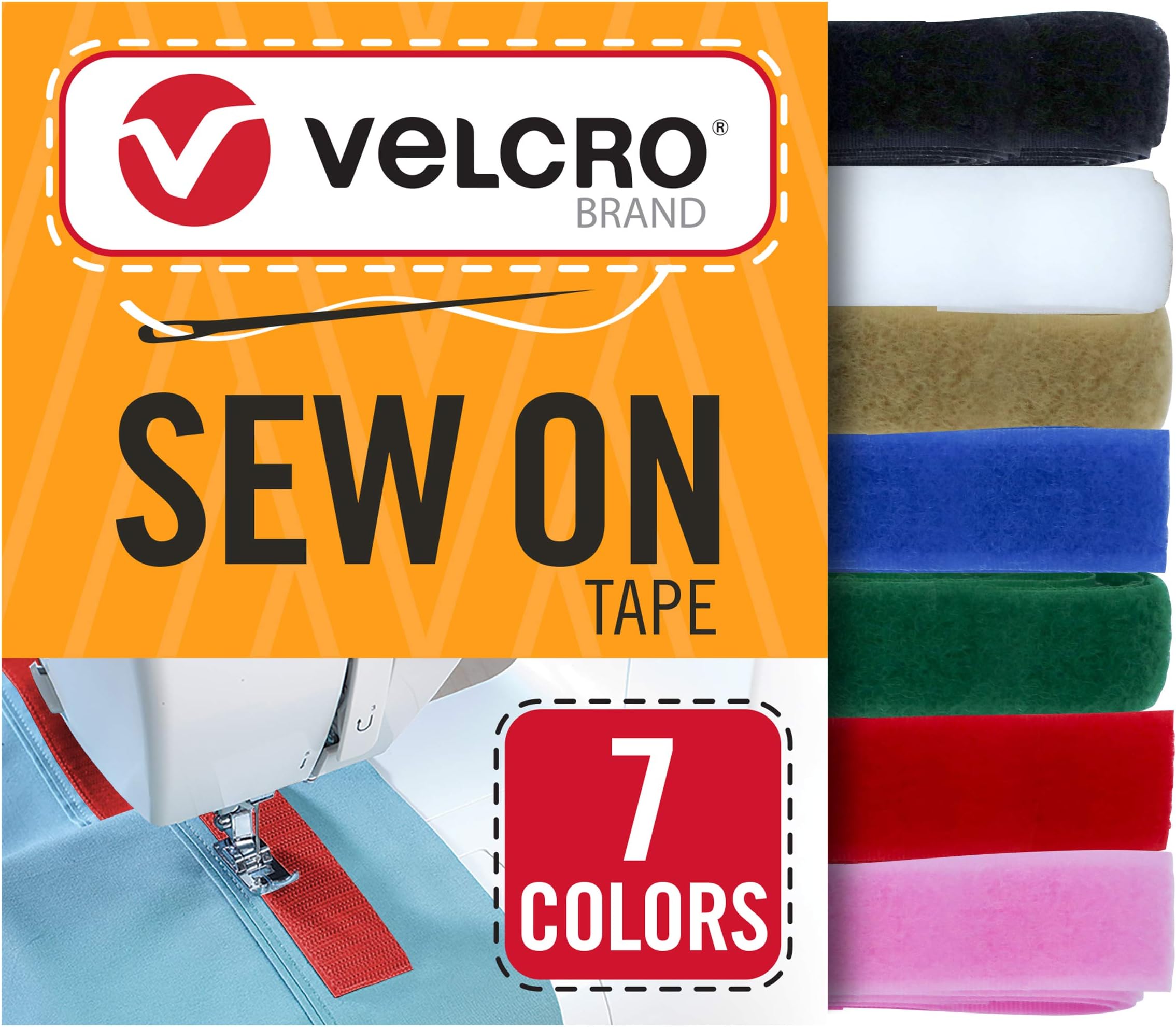Amazon.com: Velcro 90199 Industrial Strength Sticky-Back Hook and Loop ...