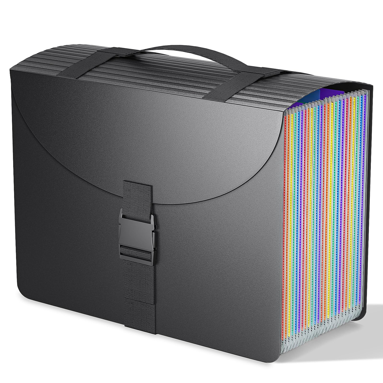 Amazon.com : TOPCJ File Organizers with Handle,25 Pockets Accordion File Organizer,Portable ...