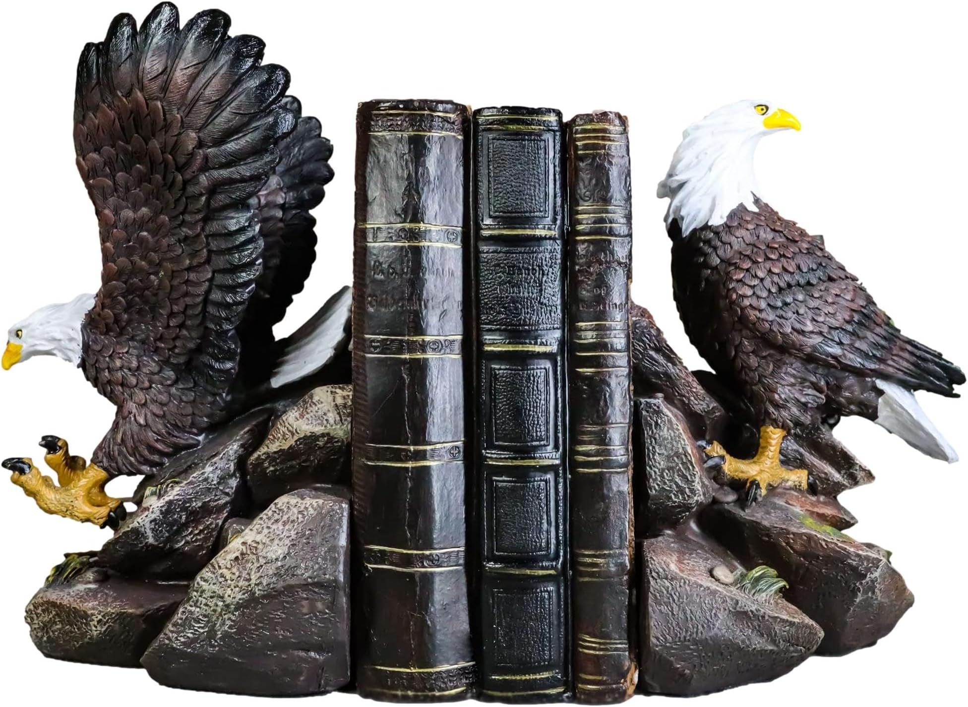 Amazon.com: Freedom End to End American Bald Eagle Bookends : Home ...