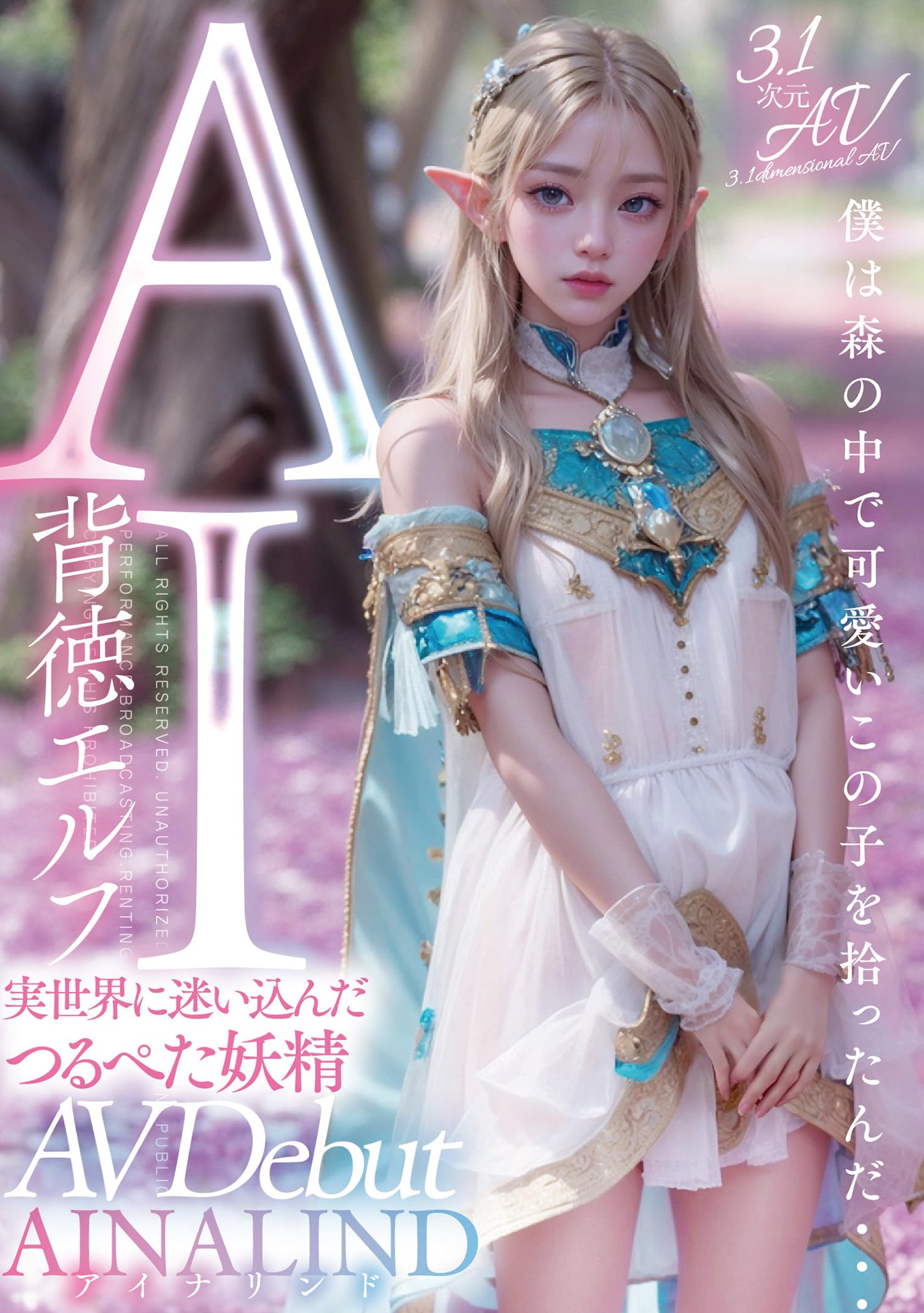 Amazon.co.jp: 【3.1次元】AI背徳エルフ 実世界に迷い込んだつるぺた妖精AINALIND（アイナリンド）[DVD] : AINALIND（アイナリンド）: DVD