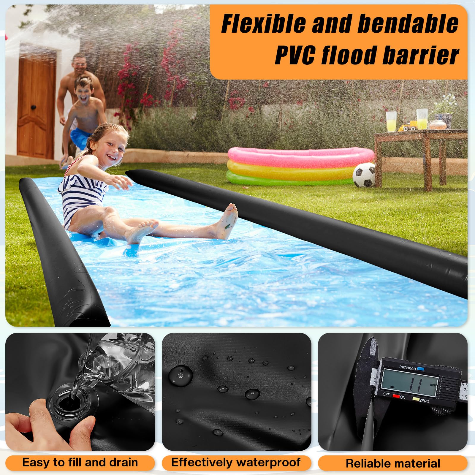 Inflatable Water Barrier Walls Inflatable Flood Barriers |Inflatable