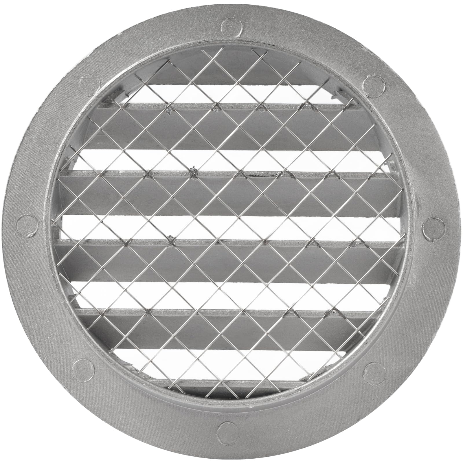 4 Inch / 100 mm Gray Vent Cover – Aluminum – Industrial Round Air Vent ...
