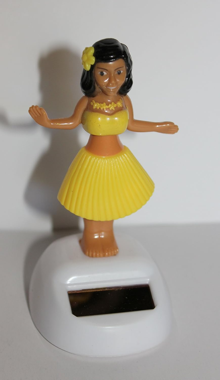 Amazon.com: Solar Dancing - HULA GIRL in Yellow Outfit (Bubble Pkg ...