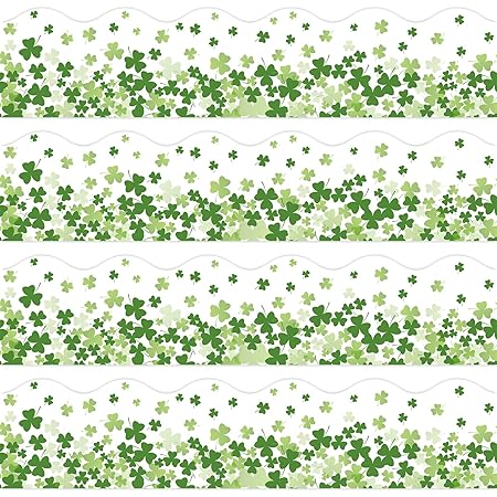 Amazon.com: AnyDesign 69 Feet St. Patrick's Day Bulletin Board Borders ...