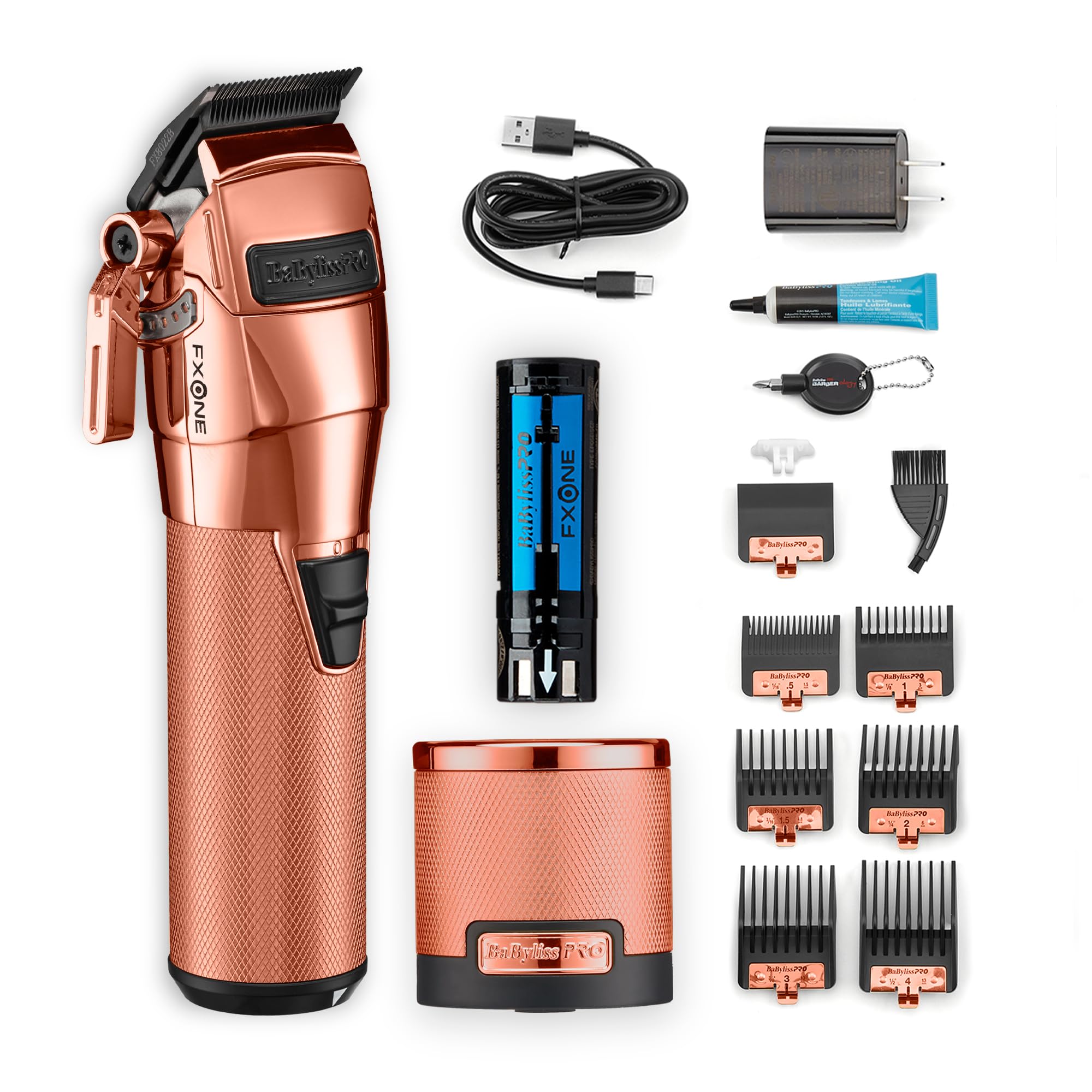 Amazon.com: BaBylissPRO FXONE ROSEFX All Metal Clipper with ...