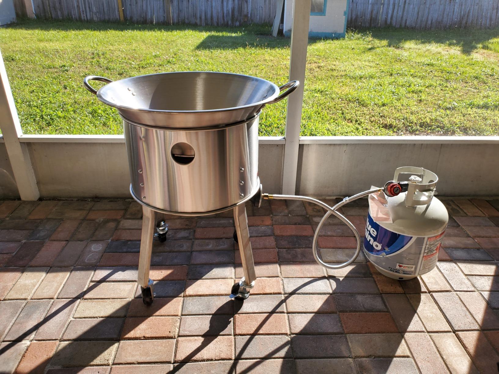 Amazon.com: 22-1/2''W x 8''H Carnitas Cazo Stainless Steel Caso Pot Pan ...