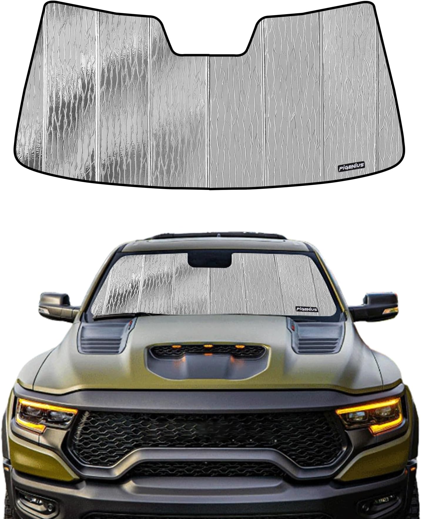 Amazon.com: D-Lumina for 2009-2018 Dodge Ram 1500 Windshield Sun Shade ...