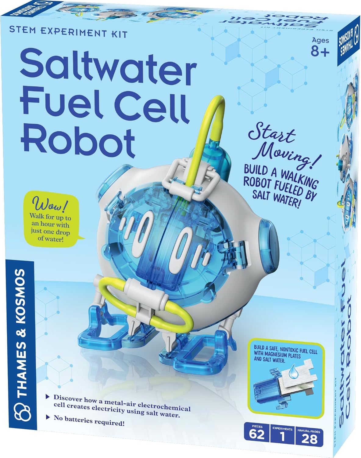 Amazon.com: Thames & Kosmos Saltwater Fuel Cell Robot STEM Experiment ...