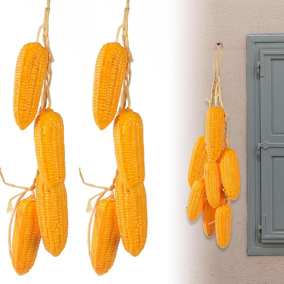 Amazon.com: LUEYAO Fake Corn, Artificial Vegetables Foam Corns Highly ...