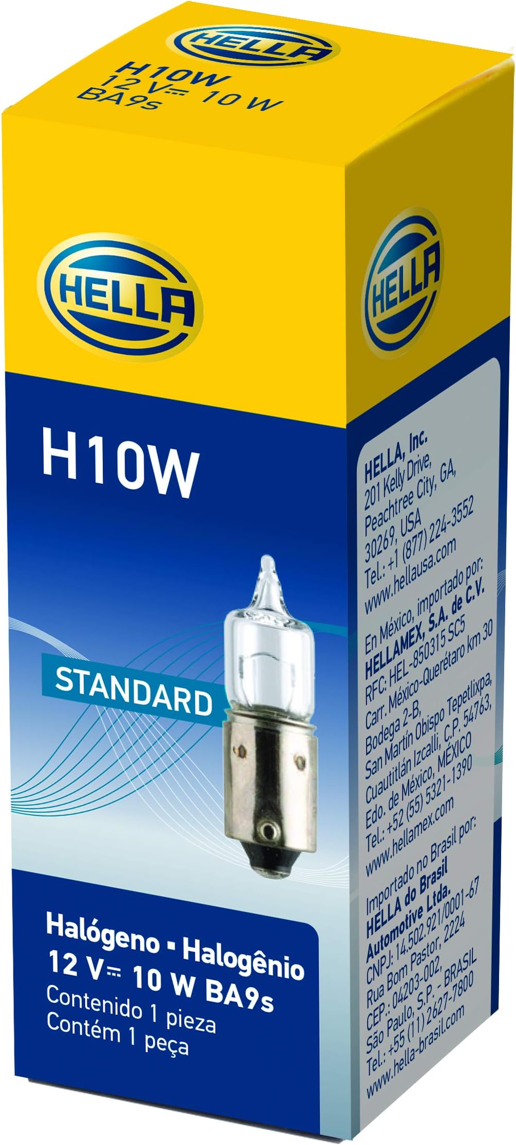 Hella H10W Bulb H10W 12V 10W Ba9S T3, Headlight Bulbs - Amazon Canada