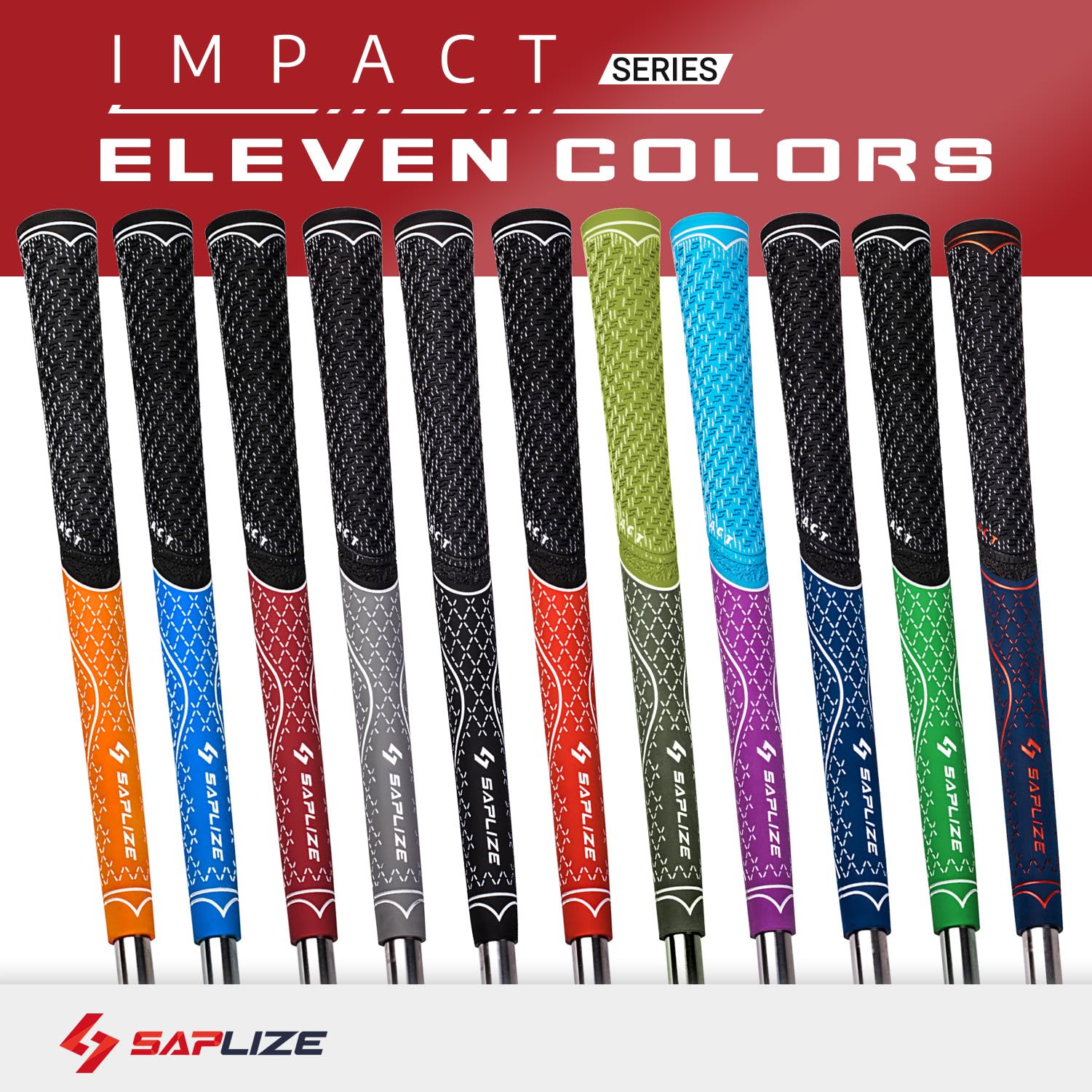 Snapklik.com : 13 Golf Grips, Midsize, Multi-compound Hybrid Golf Club ...