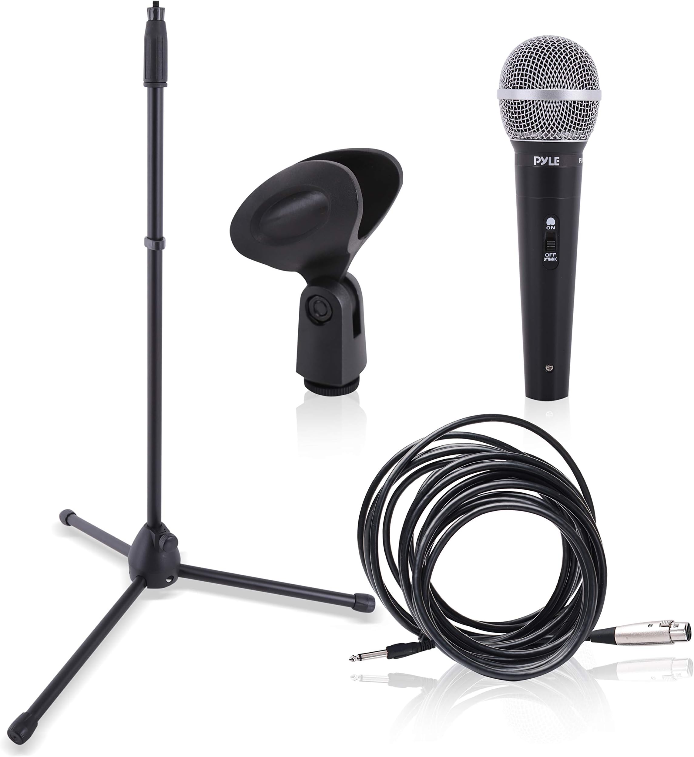 PYLE Professional Handheld Dynamic Microphone Kit - Unidirectional ...