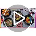 Amazon.com: ZOIIWA 48PCS Records Paper Plates 7in Records Theme Party ...