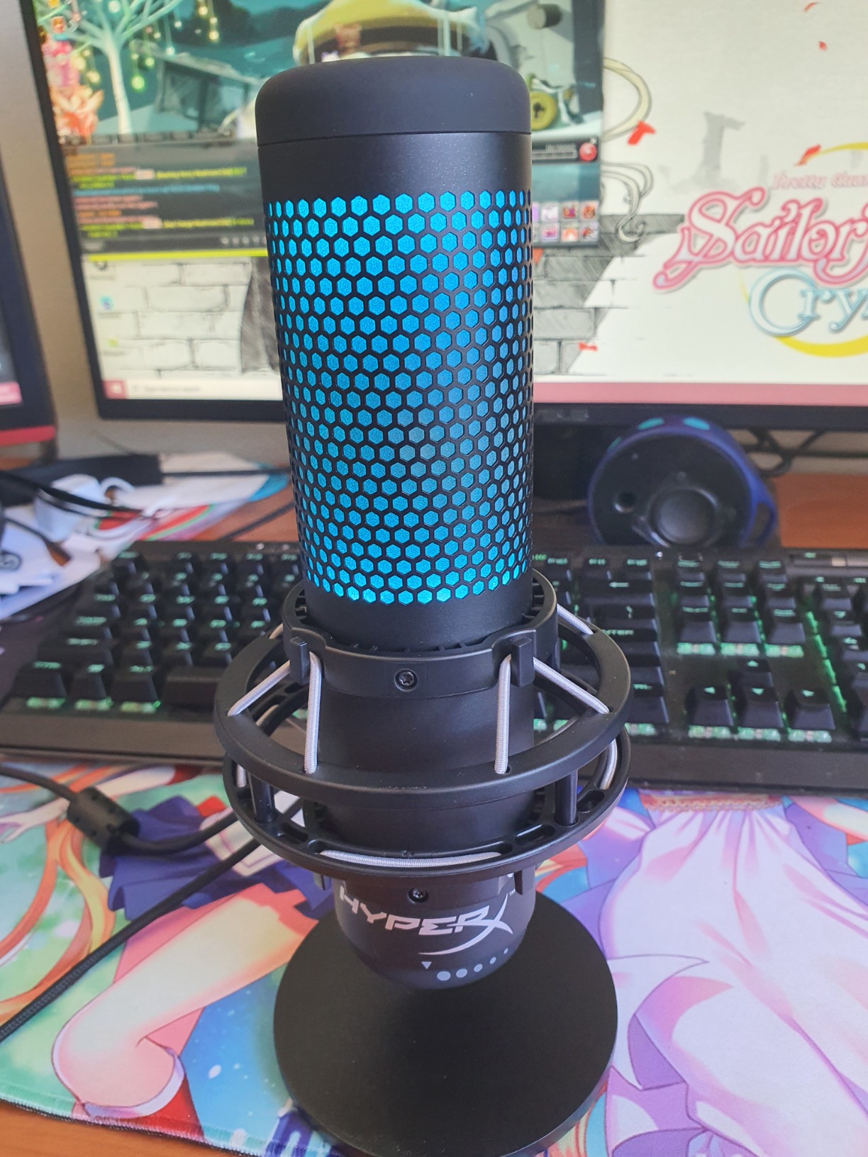 HyperX QuadCast - USB Condenser Gaming Microphone, for PC, PS4, PS5 and ...