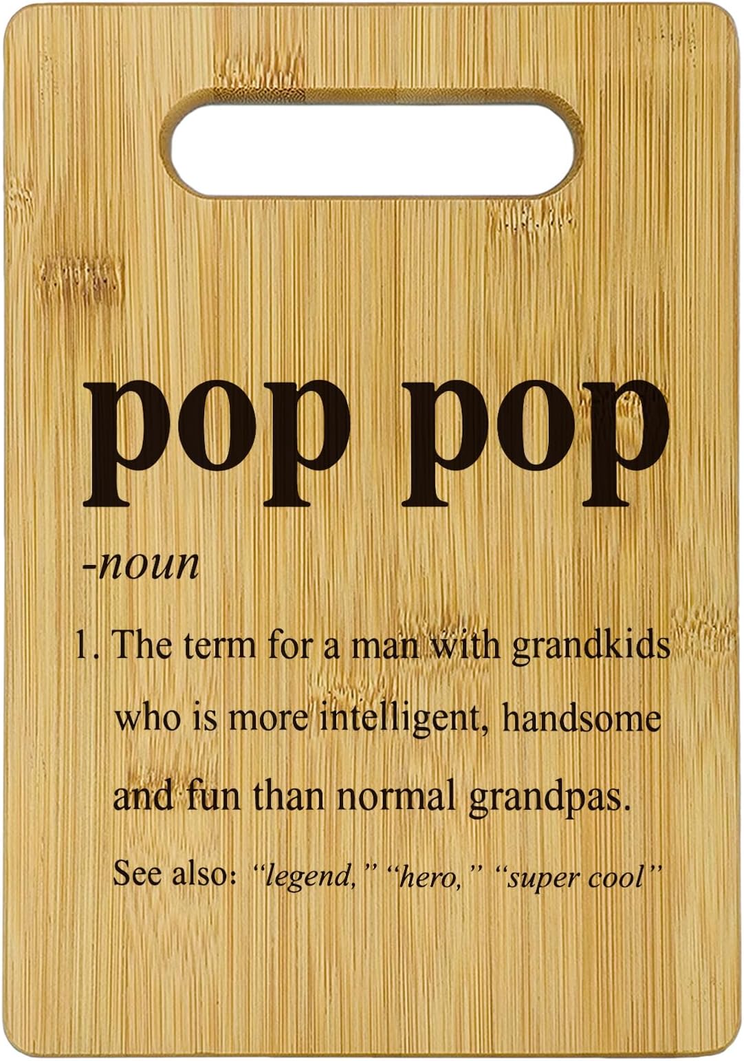 Amazon.com: Qeheb Pop Pop Gifts Cutting Boards for Kitchen, Pop Pop ...