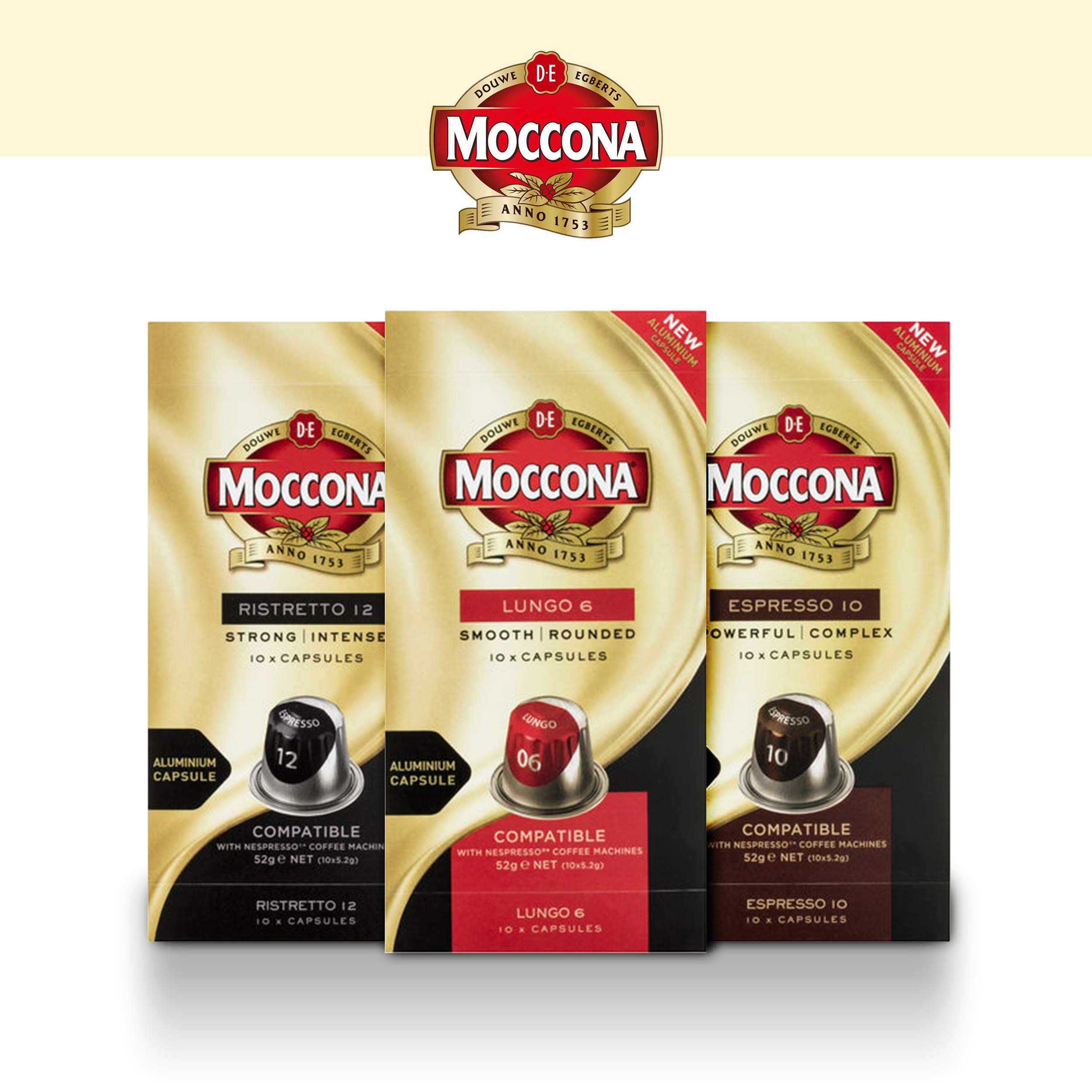 Moccona Logo Moccona Cadbury Hazelnut Mocha Instant Coffee 16.5g