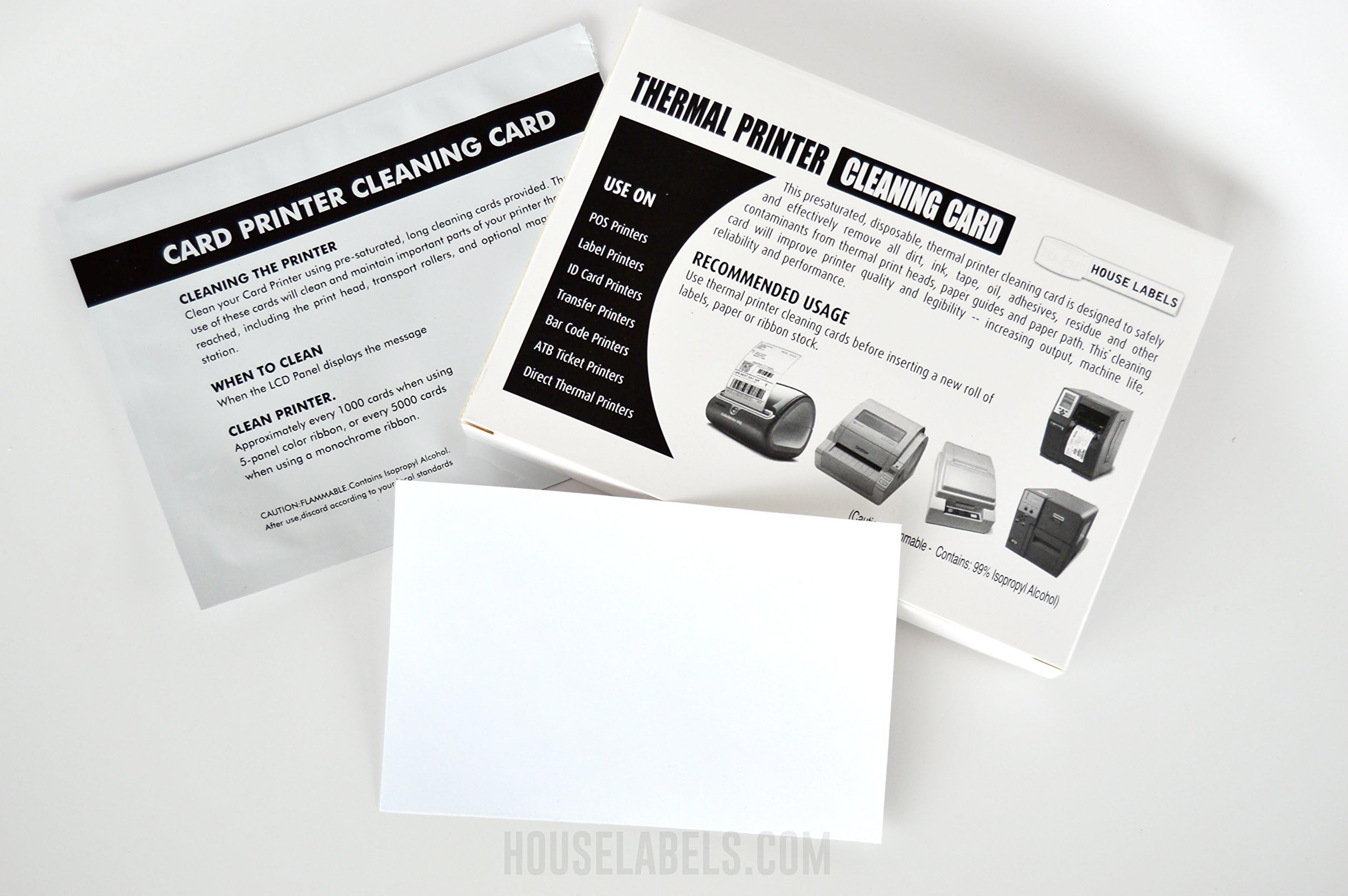 Amazon.com : UBICON Cleaning Cards for Thermal Printers (25 Cards ...