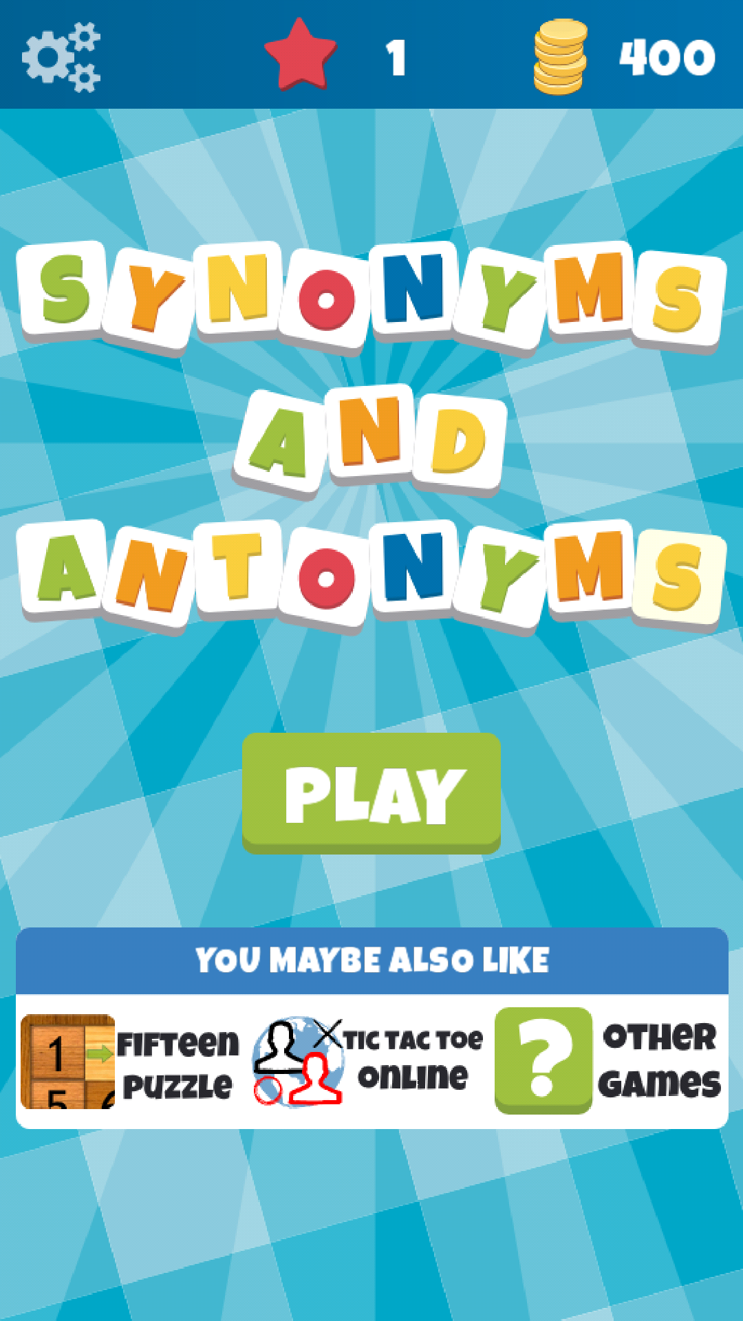 Synonyms & Antonyms (Game) - App on Amazon Appstore