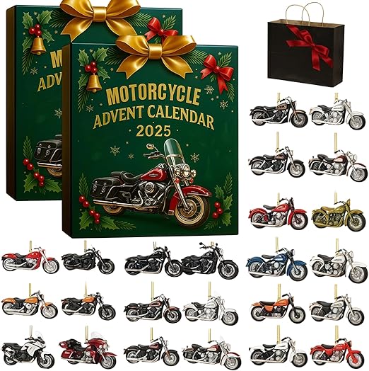 Amazon.com: Fanyil V-Twin Countdown 2025, Motorcycle Advent Calendar ...