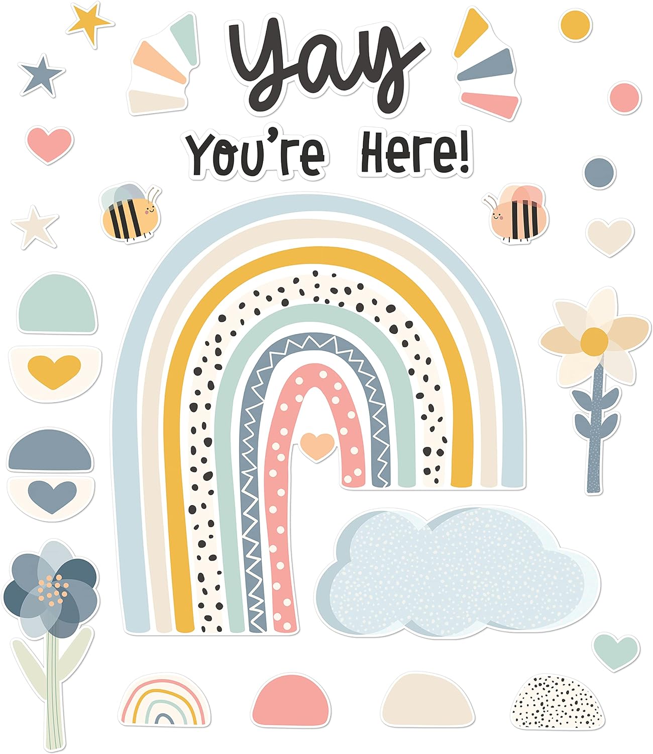 Carson Dellosa Education We Belong 76pc Welcome Bulletin Board Set, Yay ...