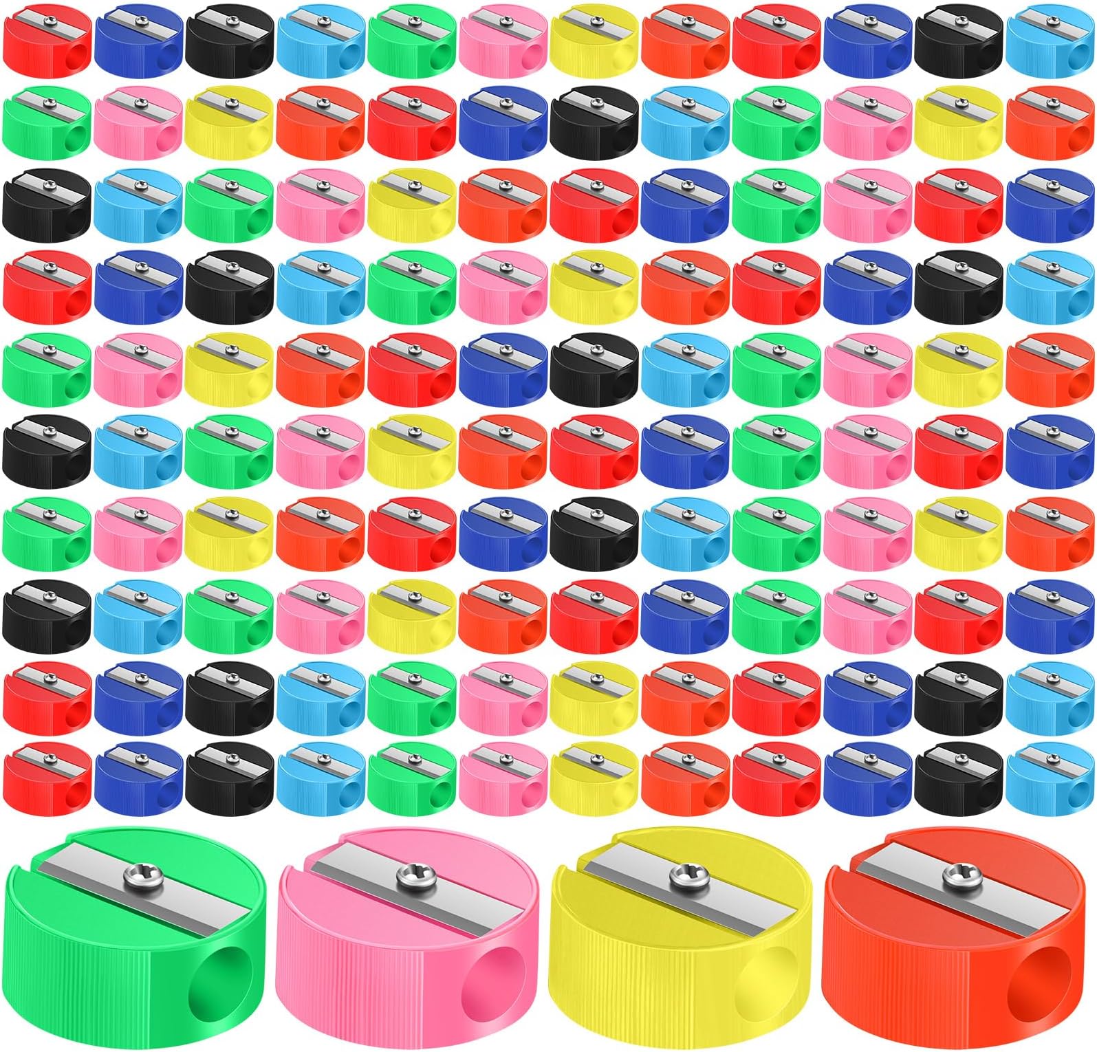 Amazon.com : Glenmal 72 Pieces Pencil Sharpeners Bulk for Kids, Mini ...