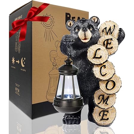 Amazon.com : Alpine Corporation 15" Tall Outdoor Bear Couple with ...