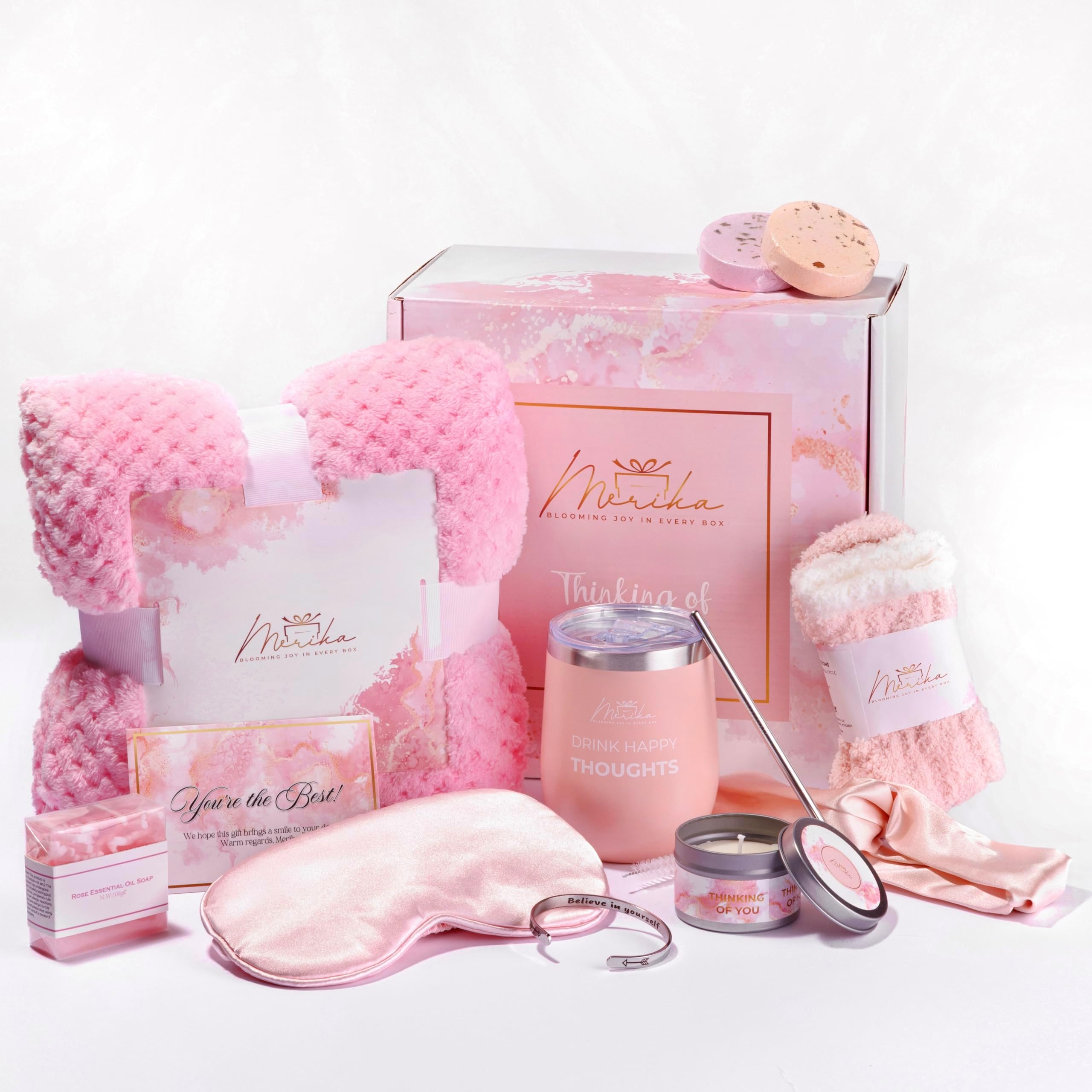 Amazon.com : Strawberry Fairy Gift Set, 10 Pcs Self Care Basket for ...