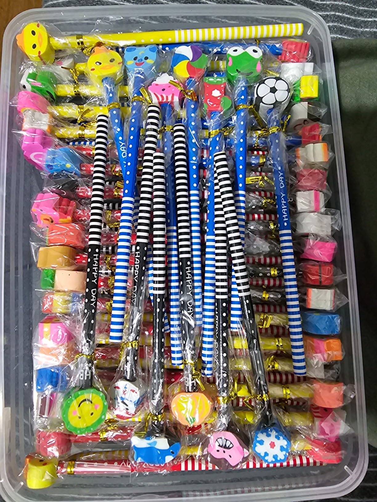 Jiale Pencil and Rubber Set,Pencil Gifts for Children,Kids Fifts ...