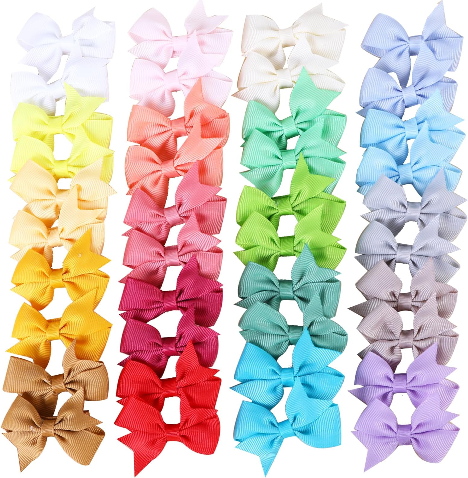 Amazon.com: CÉLLOT Baby Hair Clips 50 Pieces 25 Colors in Pairs Baby ...