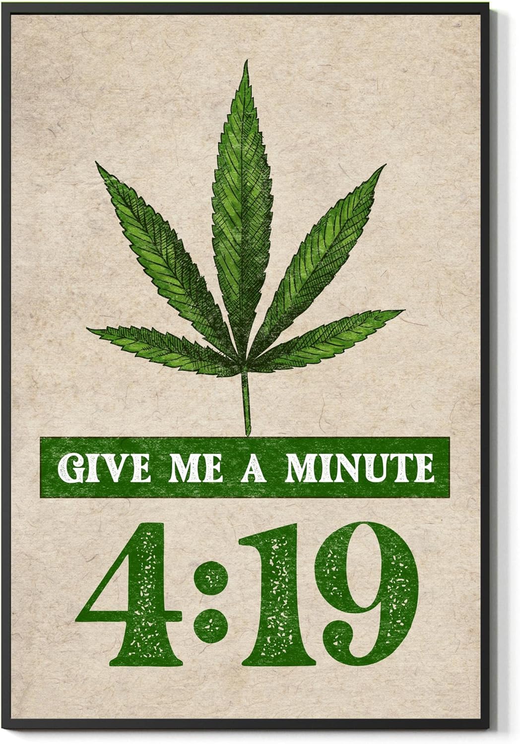 Amazon.com: FESOGO 420 Vintage Weed Marijuana Wall Decor Funny Smoking Cannabis Art Prints Ganja ...