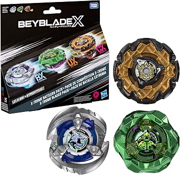 Hasbro Beyblade X X-Treme Battlers Pack - Includes 3 Takara Tomy ...