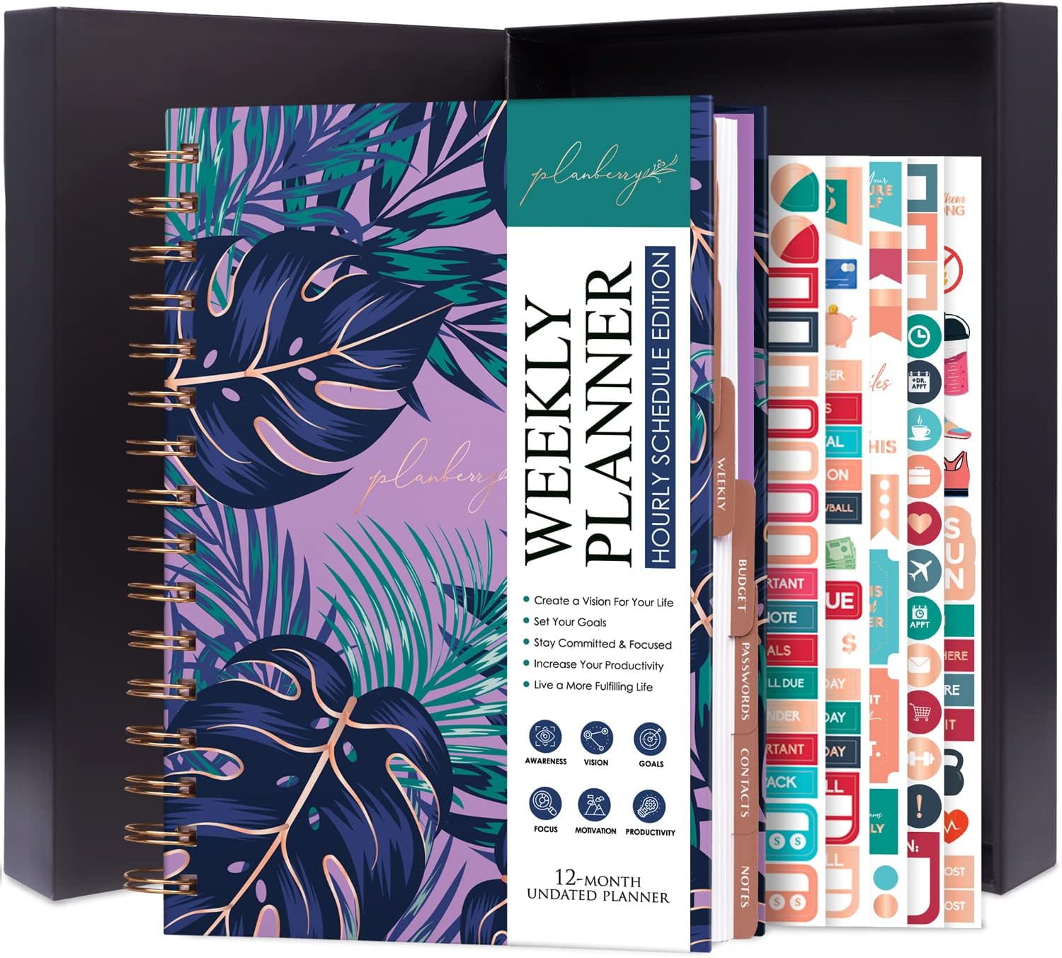 Amazon.com : INSPIRE NOW JOURNAL – A5 Daily & Weekly Productivity ...