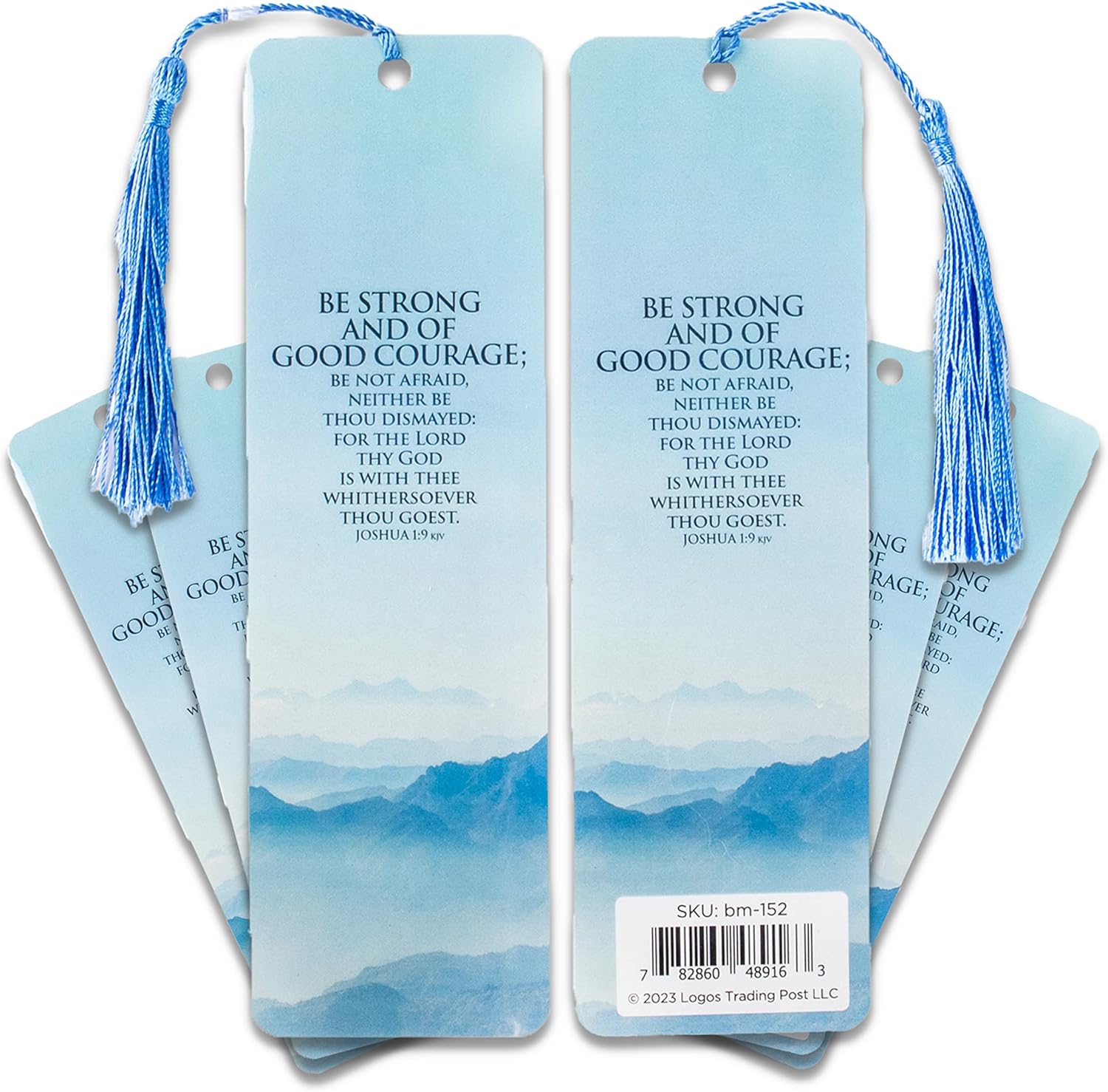 Amazon.com: Bible Bookmark with Tassel & Scripture Pack of 6 - Joshua 1 ...