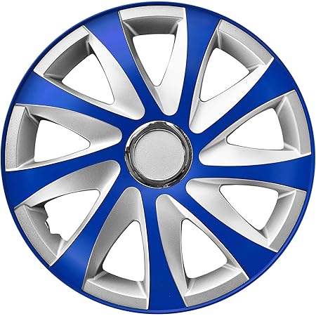 Wheel trims, blue, 13 inches, Drift Extra NRM, set of 4, wheel caps 13 ...