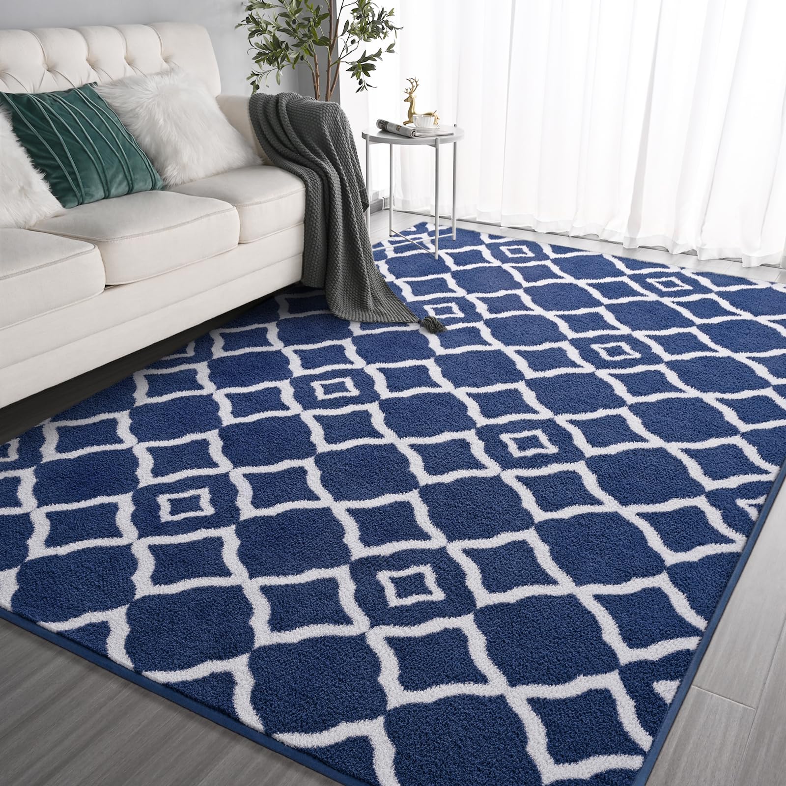 Amazon.com: Morroccan Modern Area Rug for Living Room Bedroom, 3x5 ft ...