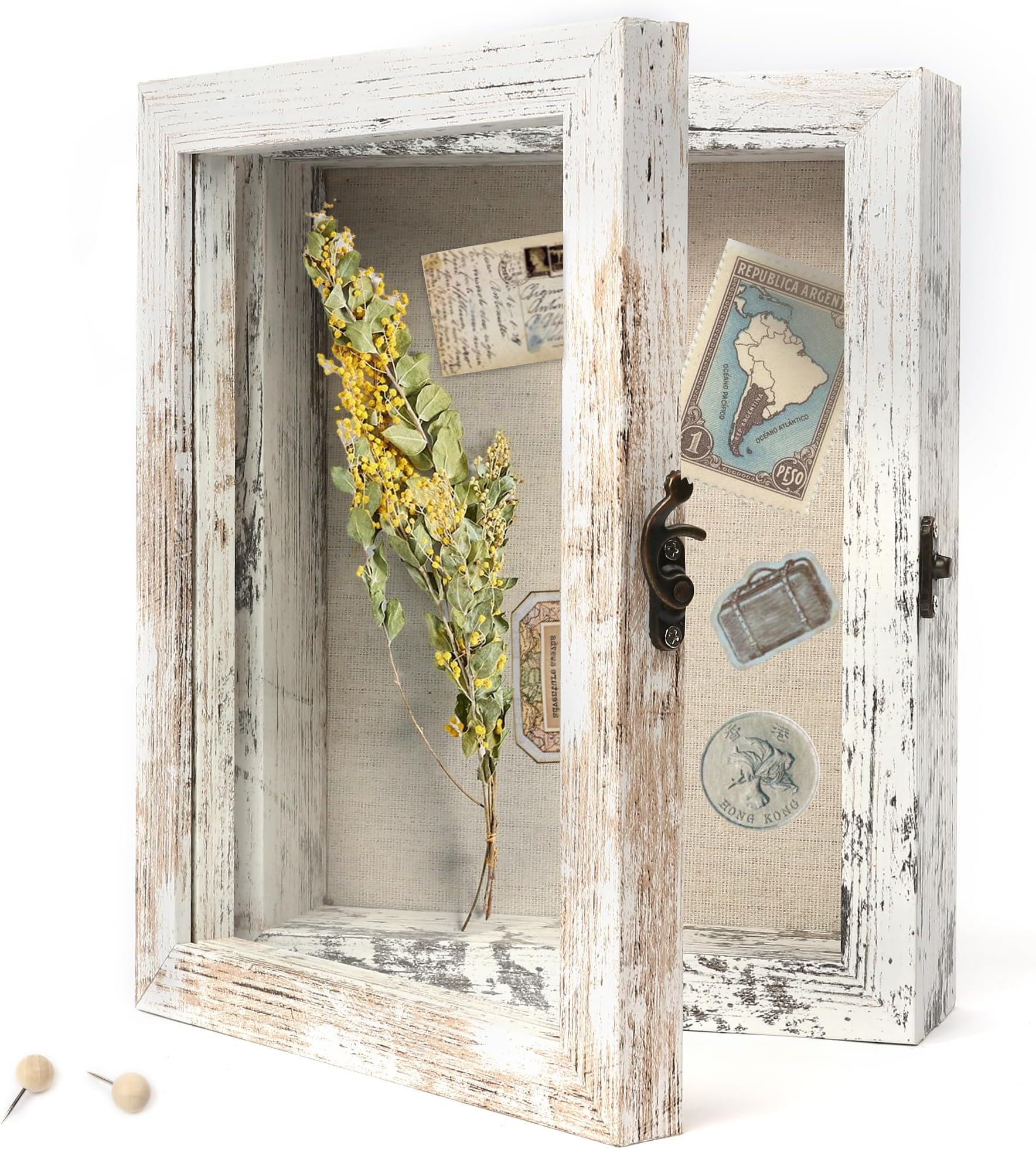Amazon.com - Shadow Box Rustic Picture Frame 16x20 Natural Wood Display ...