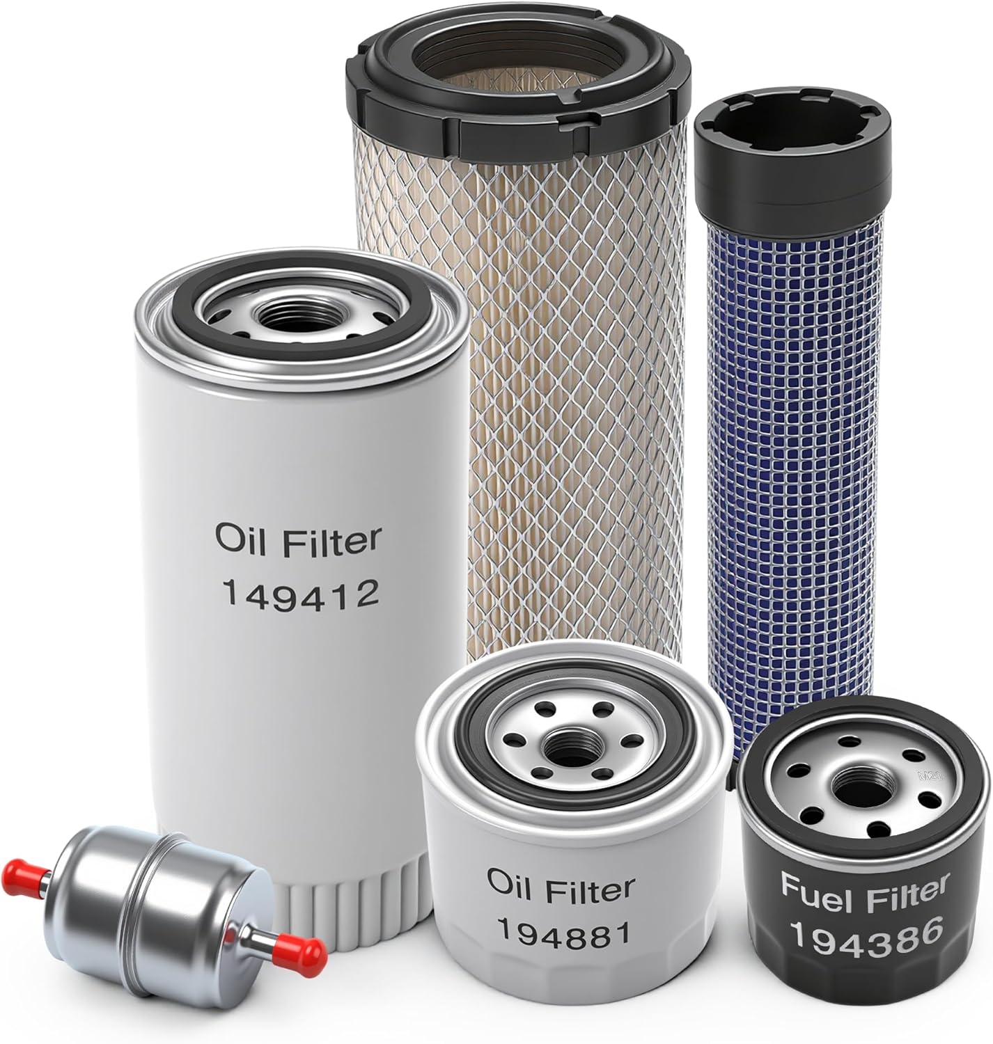 Amazon.com: AxleyHub 6Pcs Maintenance Filter Kit Fit for Ditch Witch ...
