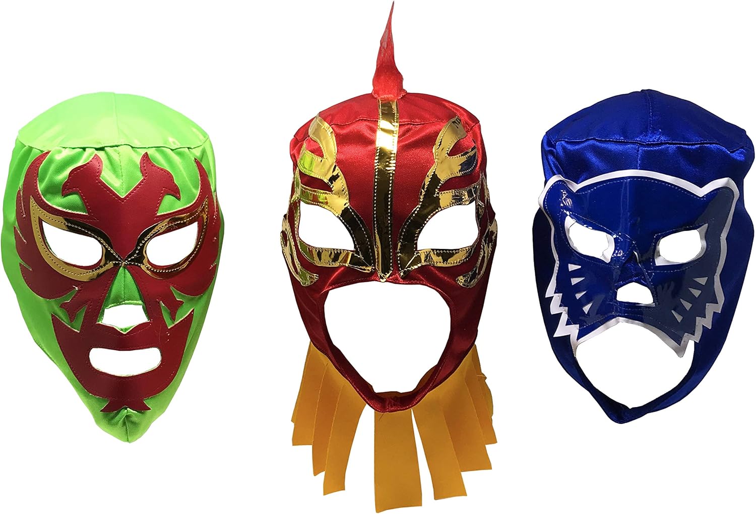 Amazon.com: LuchaTrucha 3PACK Máscaras de Luchador | Assorted Mexican ...