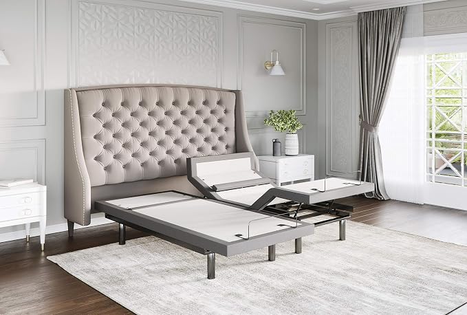 Sven & Son Platinum Series Adjustable Bed Base, Head Up Foot Up Pillow ...