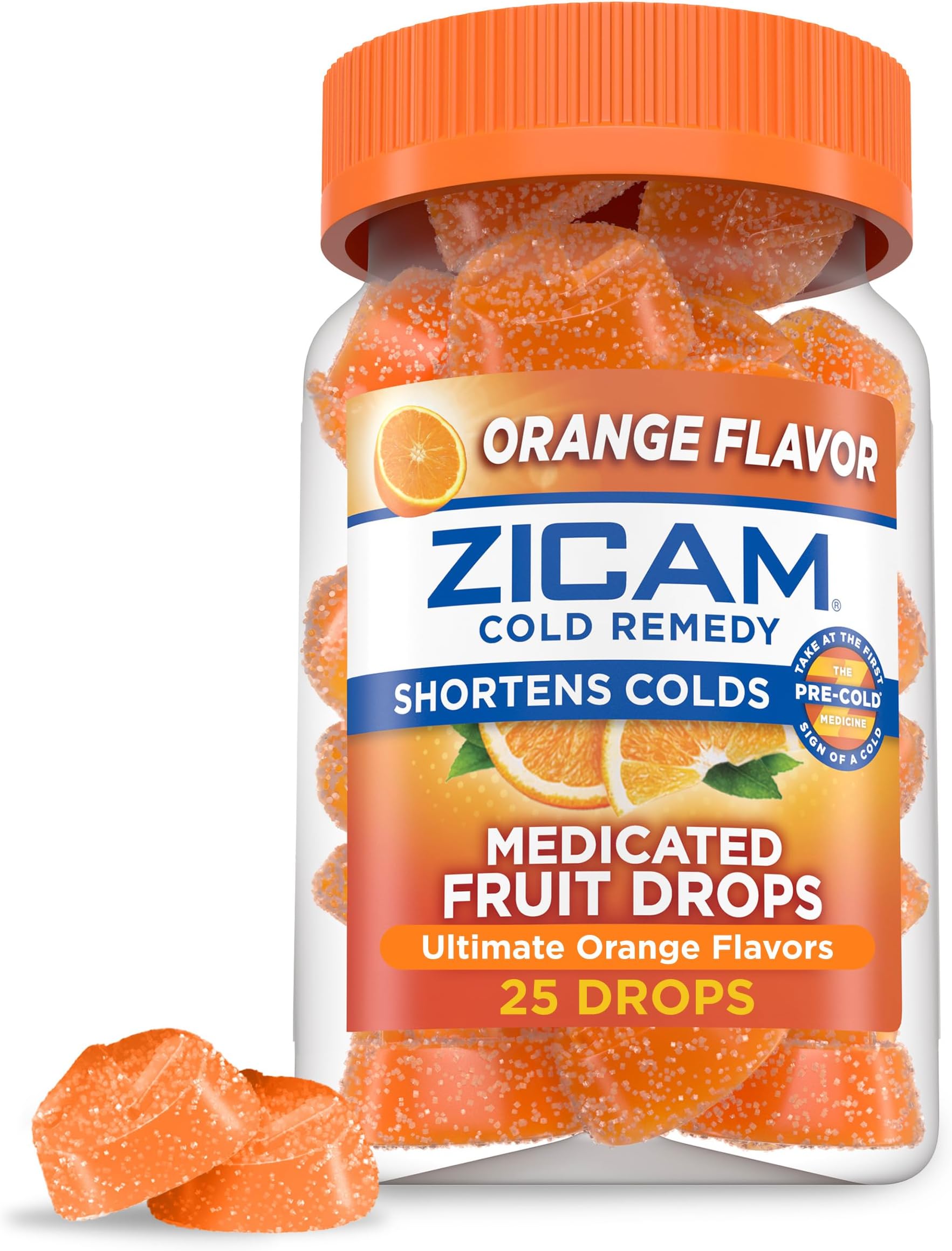 Amazon.com: Zicam Ultra Cold Remedy Zinc Rapidmelts, Orange Cream ...