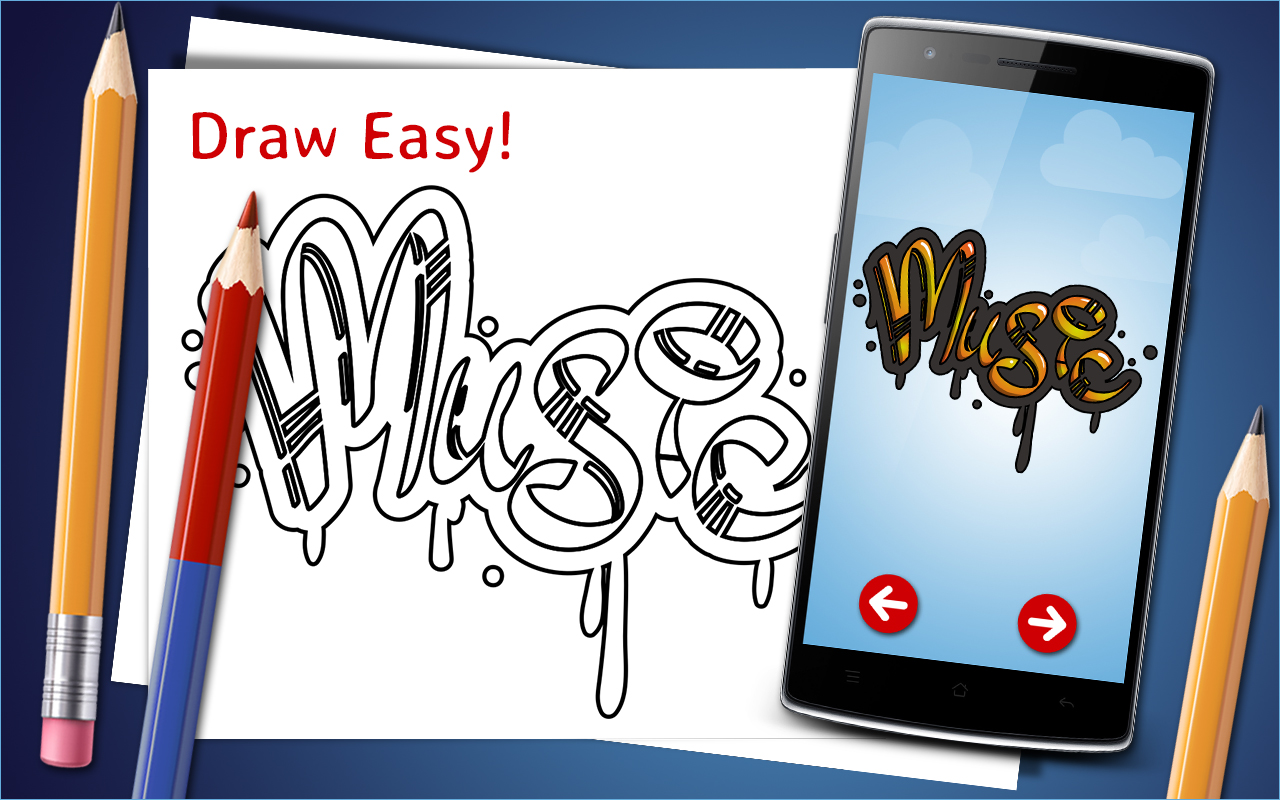 How to Draw Graffiti step by step Drawing App - App on Amazon Appstore