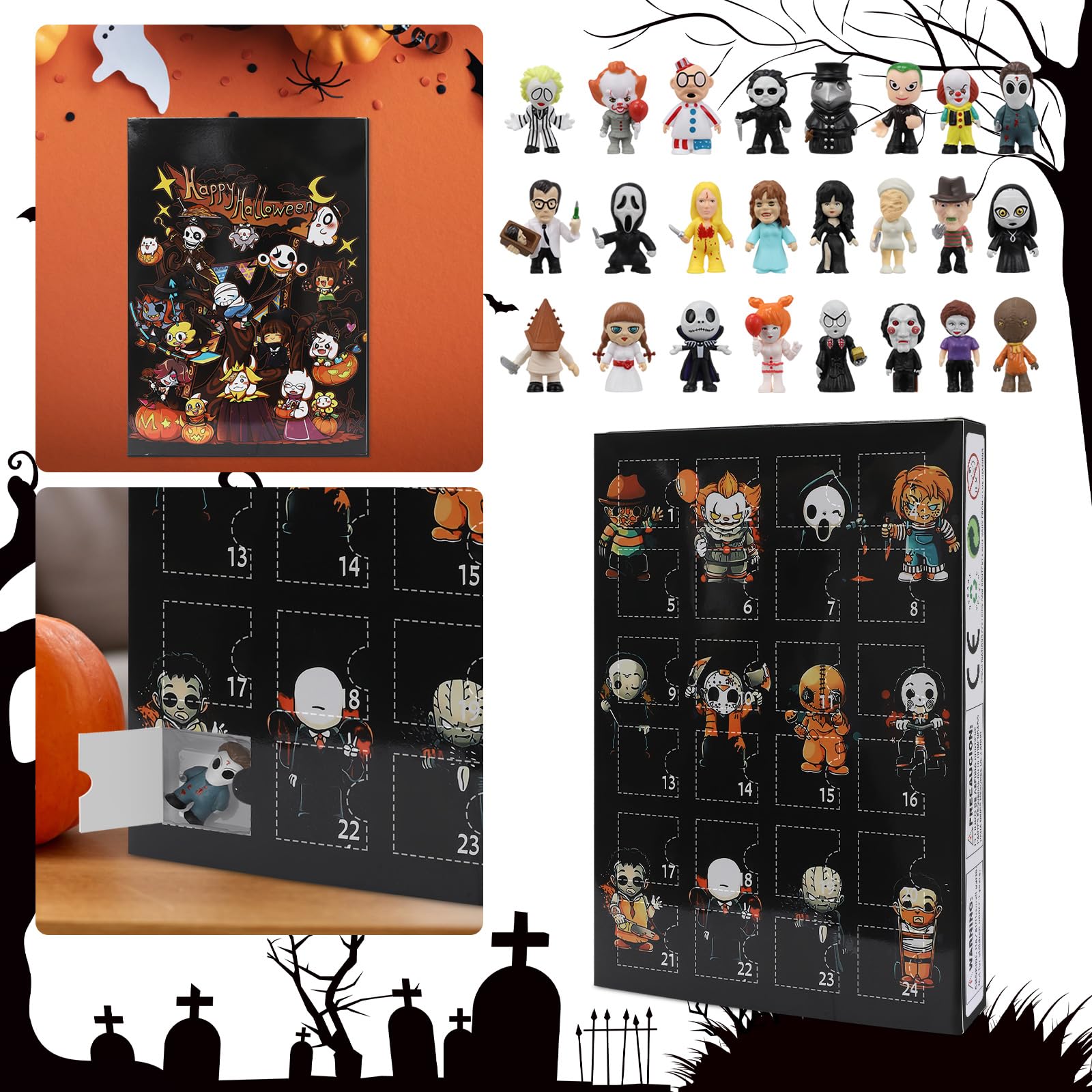 Snapklik.com : Halloween Advent Calendar 2025,Halloween Countdown ...