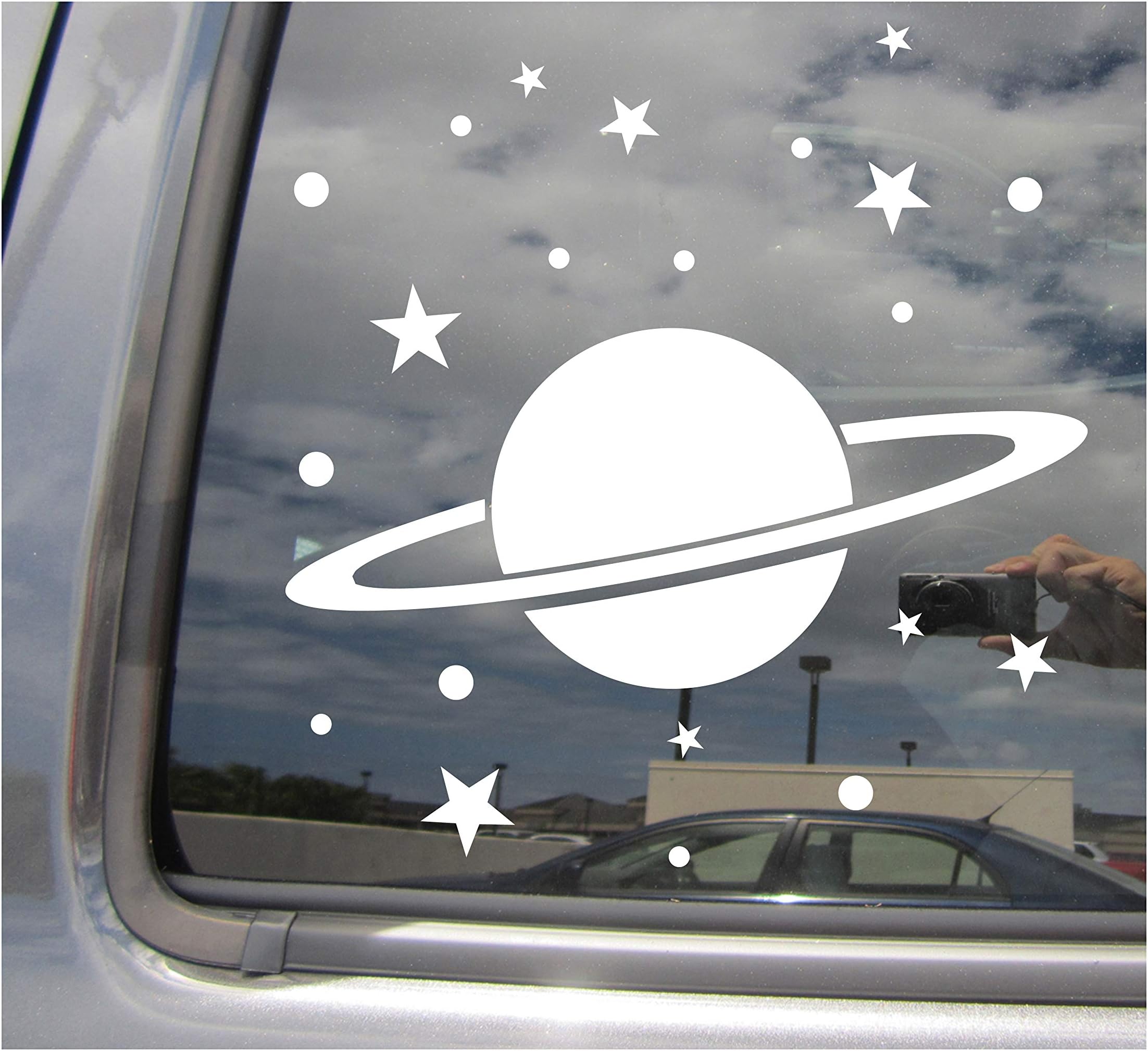 Amazon.com - Planet Saturn Sticker Bumper Sticker Vinyl Decal 5"