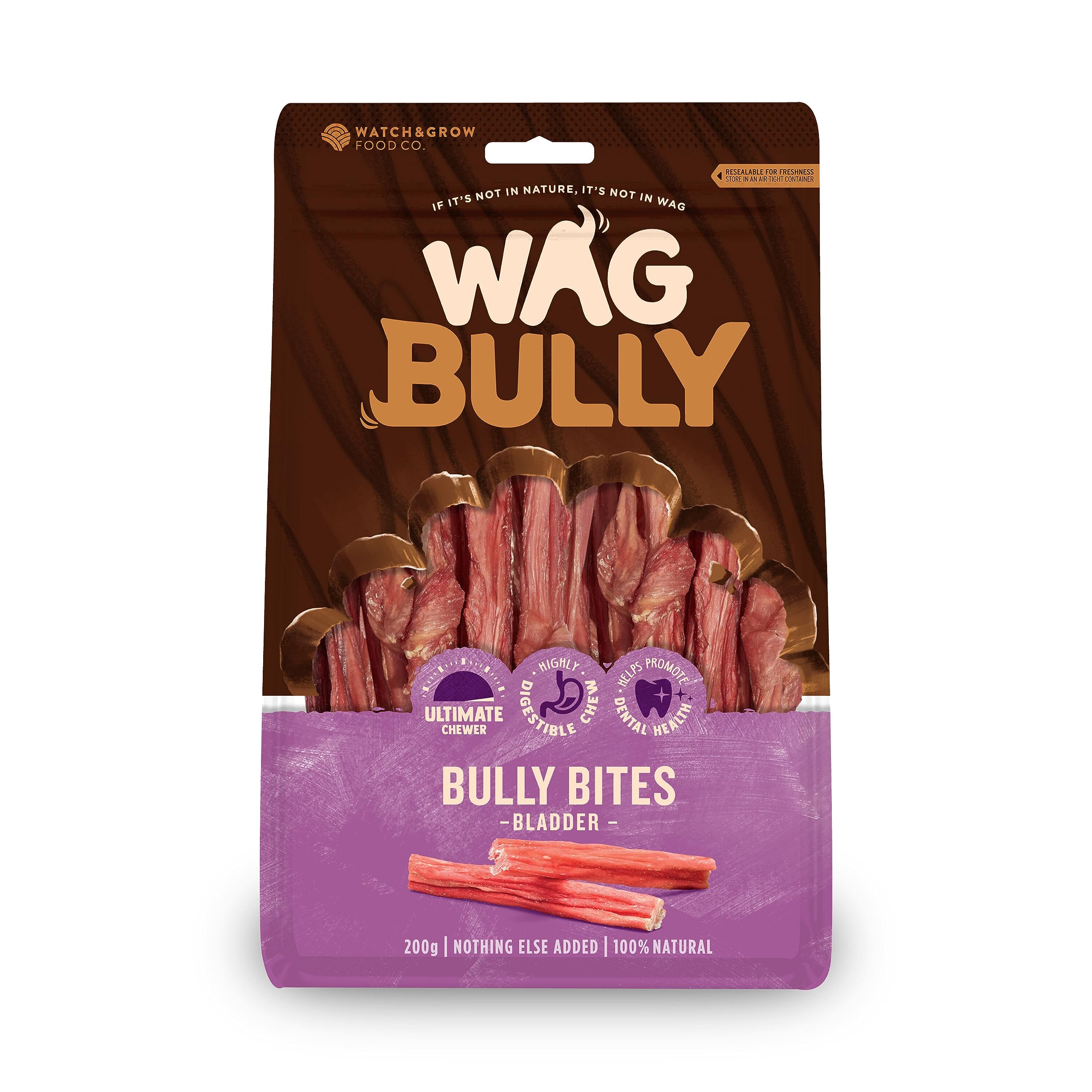 WAG Bully Bites Dog Treat, 200g : Amazon.com.au: Pet Supplies