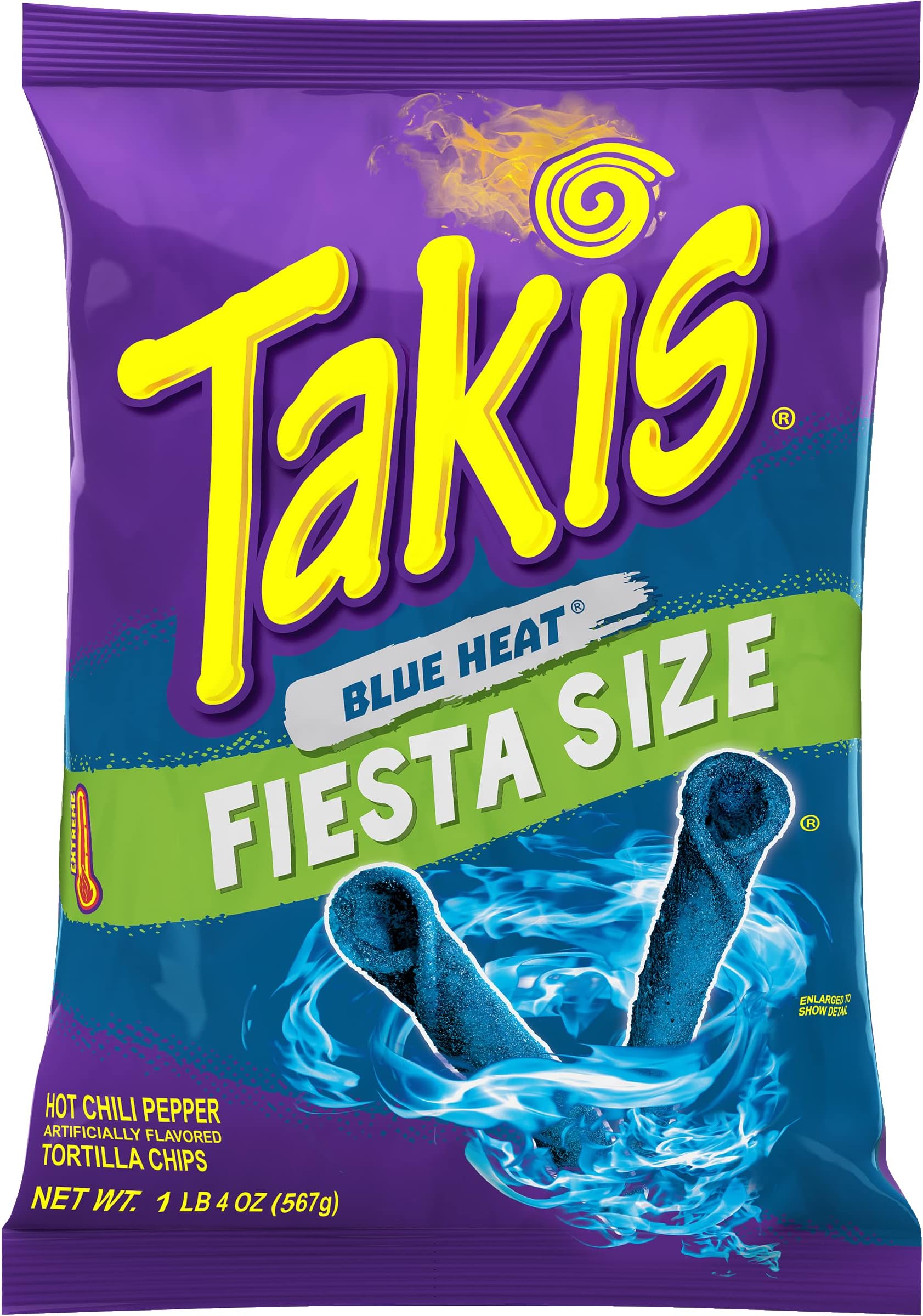 Amazon.com: Takis Intense Nacho 17 oz Fiesta Size Bag, Cheese Flavored ...